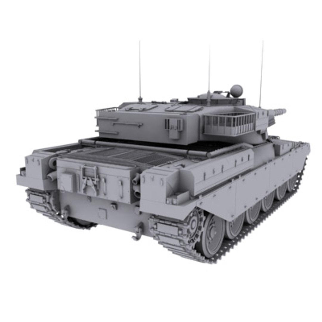Chieftain Tank 3d 3ds