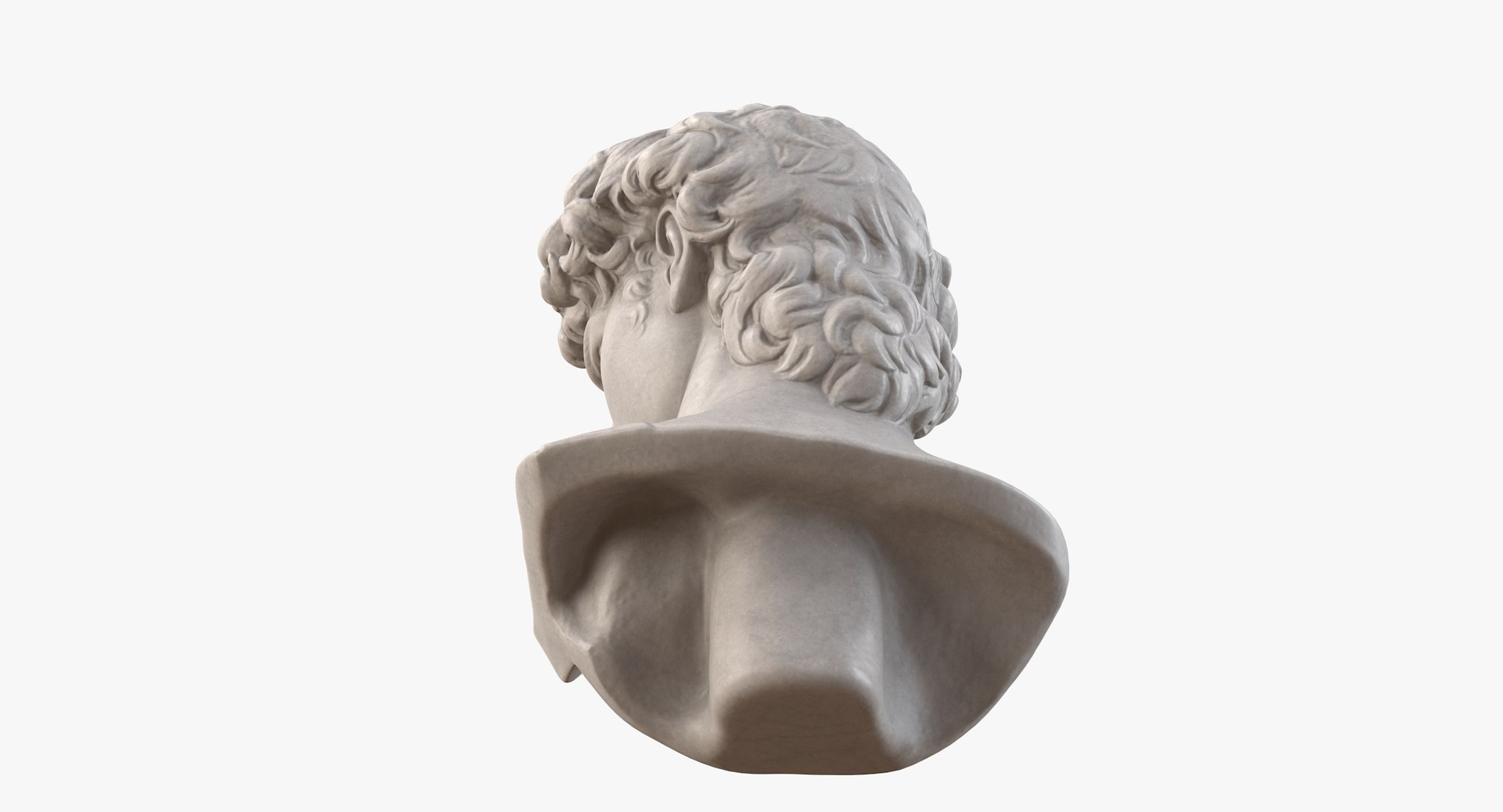 3D David Head Sculpture - TurboSquid 2342854