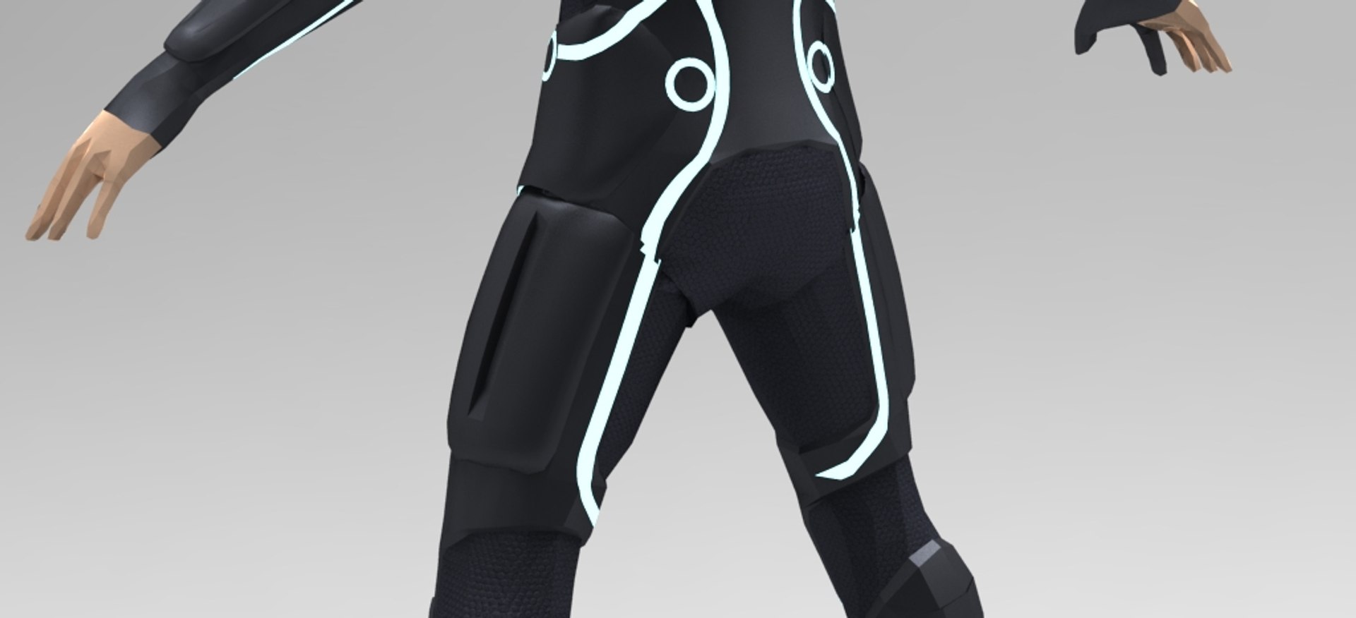 3d Sam Flynn Tron: Legacy Model