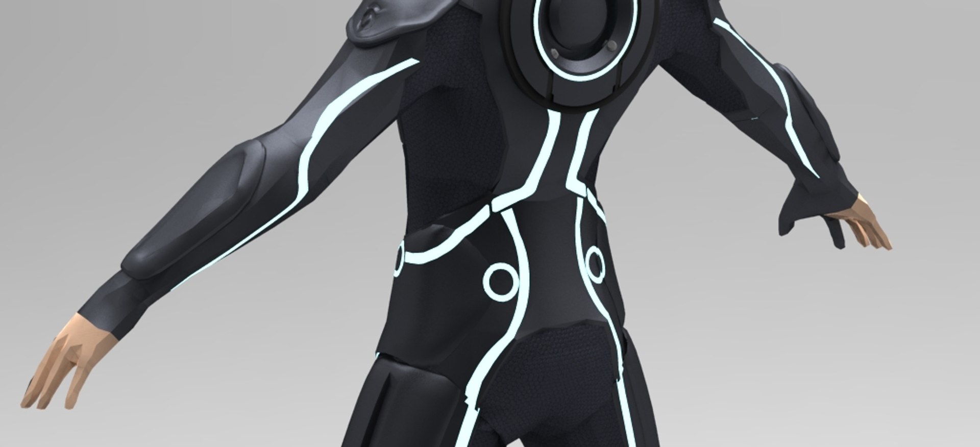 3d Sam Flynn Tron: Legacy Model