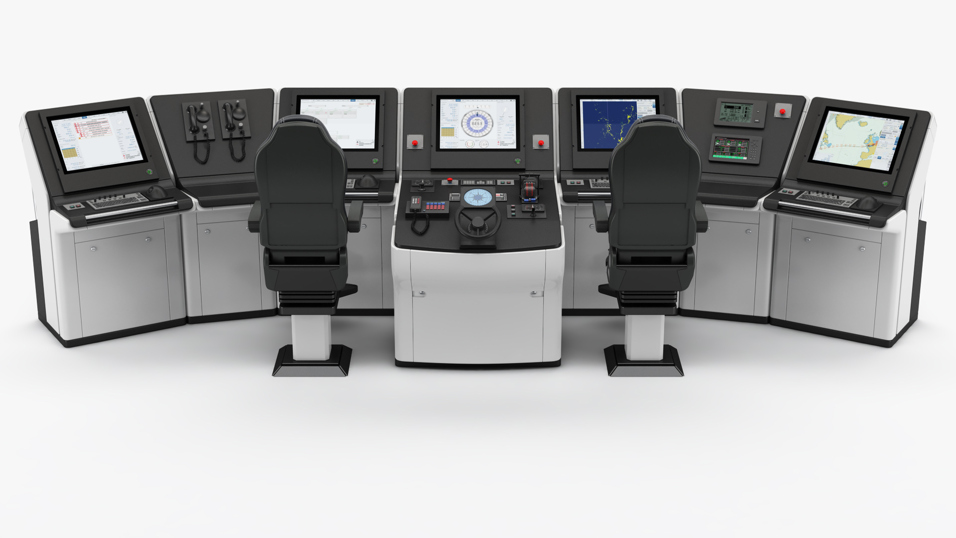 3D Integrated Bridge System Hi-Sea - TurboSquid 2221003