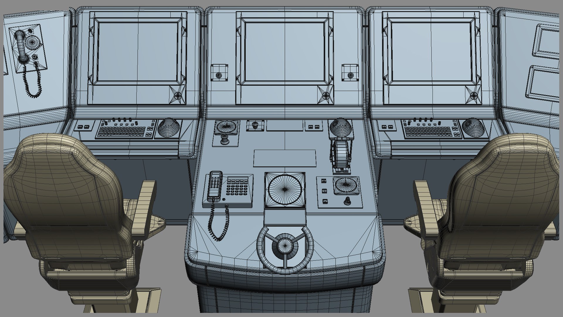 3D Integrated Bridge System Hi-Sea - TurboSquid 2221003