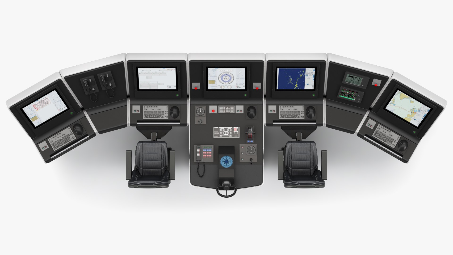 3D Integrated Bridge System Hi-Sea - TurboSquid 2221003