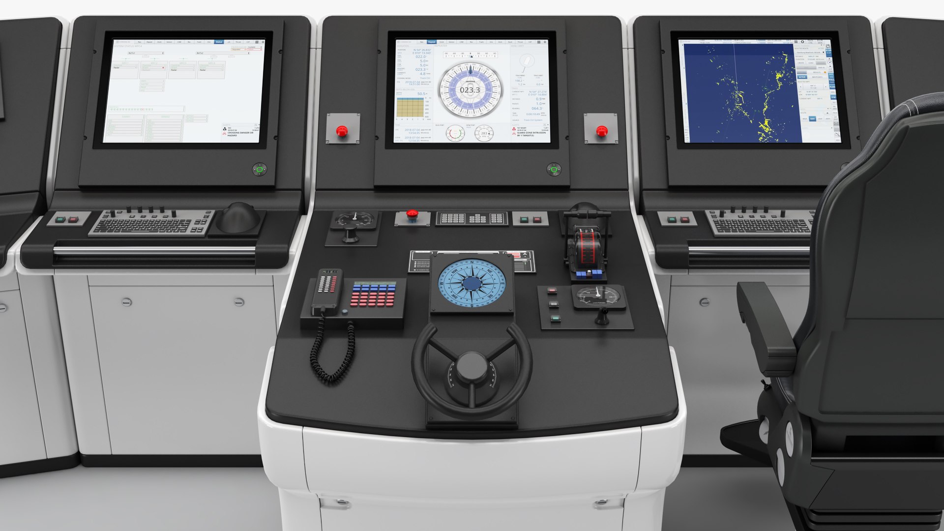 3D Integrated Bridge System Hi-Sea - TurboSquid 2221003