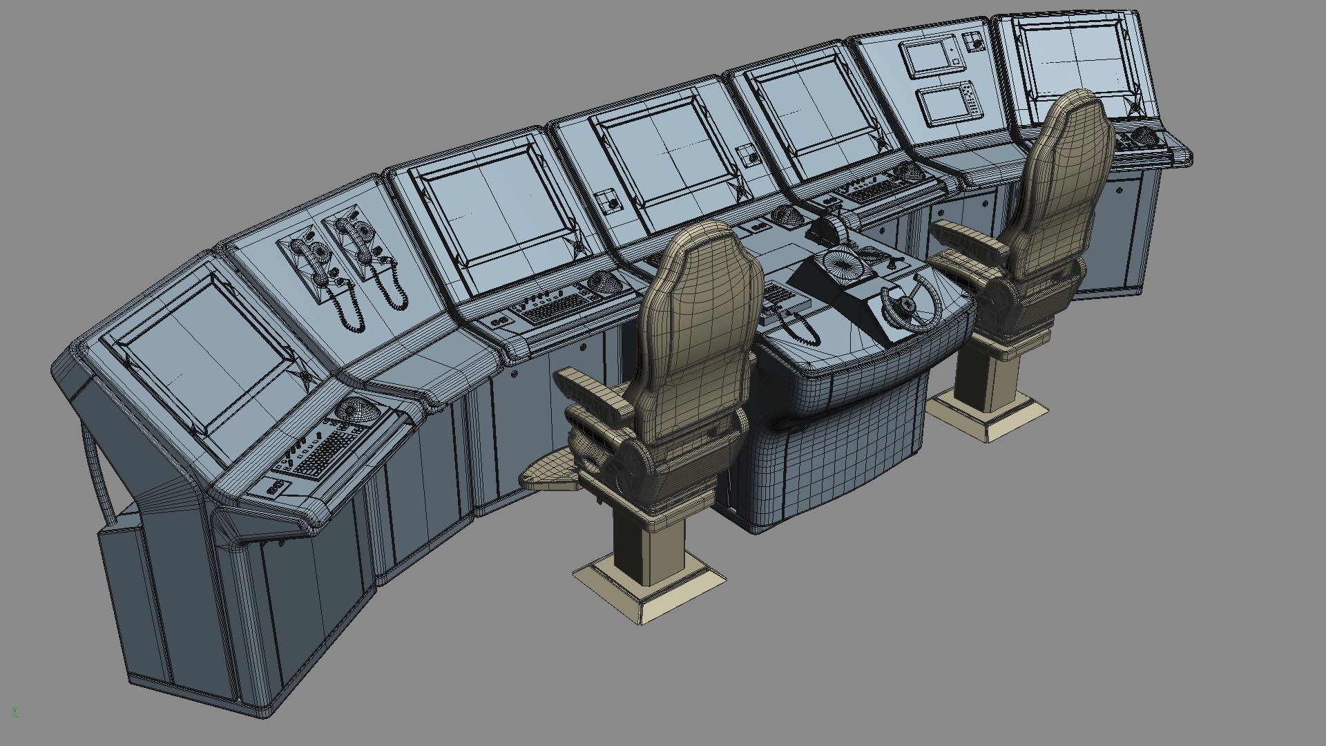 3D Integrated Bridge System Hi-Sea - TurboSquid 2221003