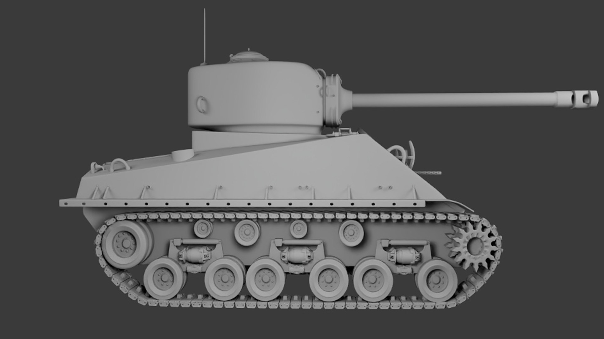 M4 Sherman Tank 3D Model - TurboSquid 2060457