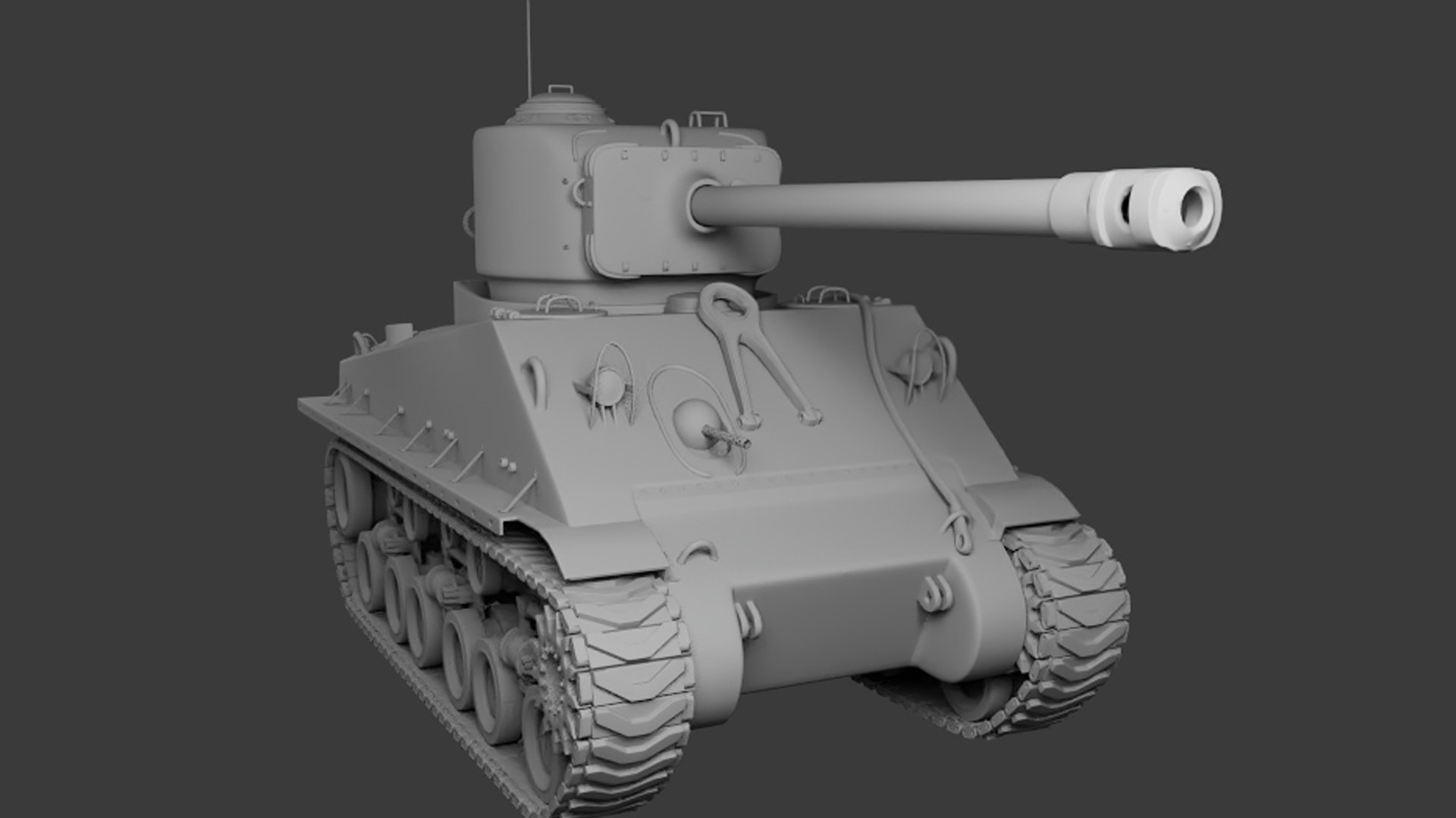 M4 Sherman Tank 3D Model - TurboSquid 2060457