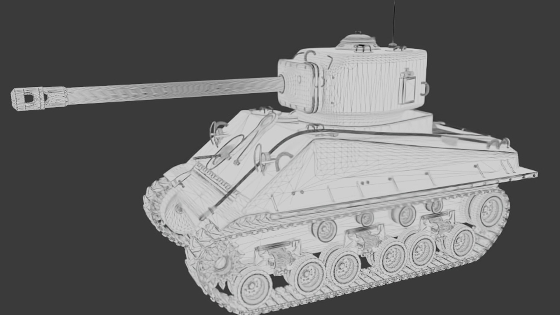 M4 Sherman Tank 3D Model - TurboSquid 2060457