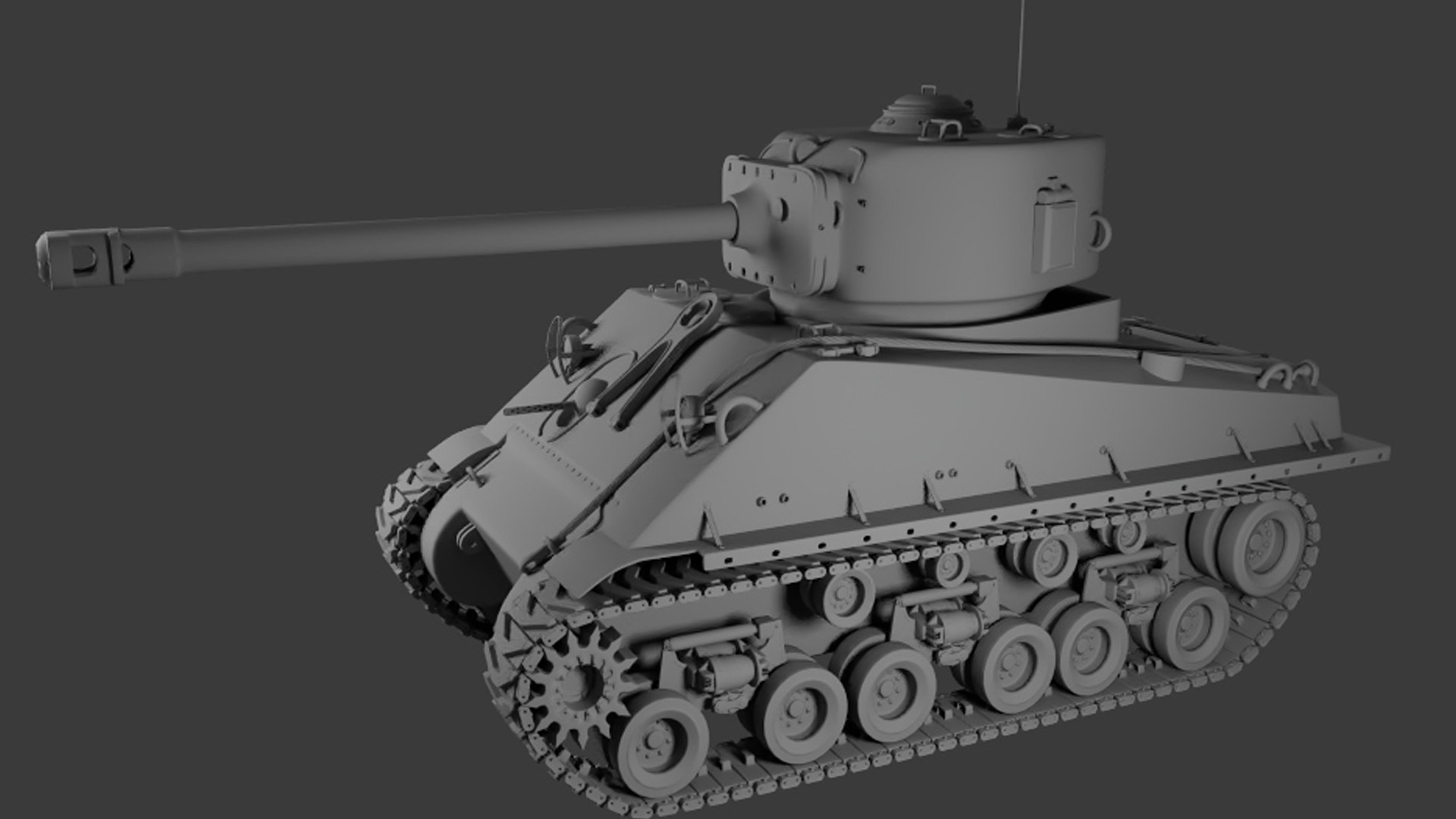 M4 Sherman Tank 3D Model - TurboSquid 2060457