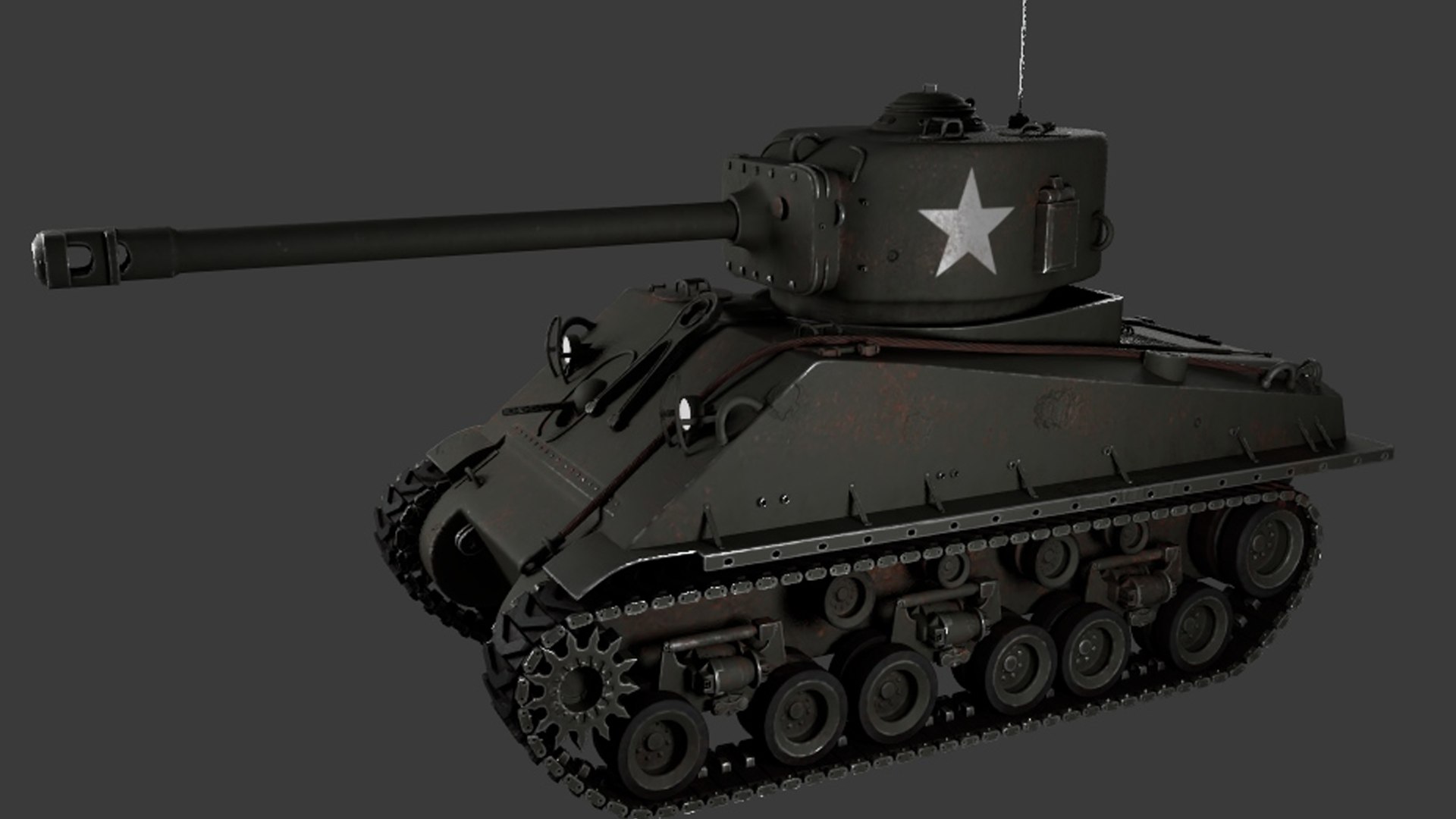 M4 Sherman Tank 3D Model - TurboSquid 2060457