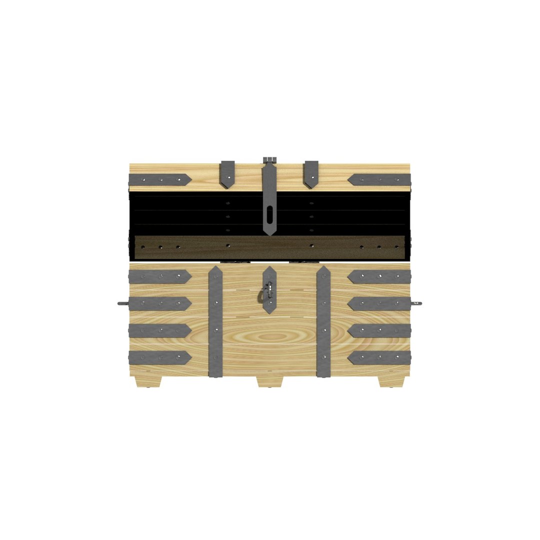 3d Blend Blender Strong Chest