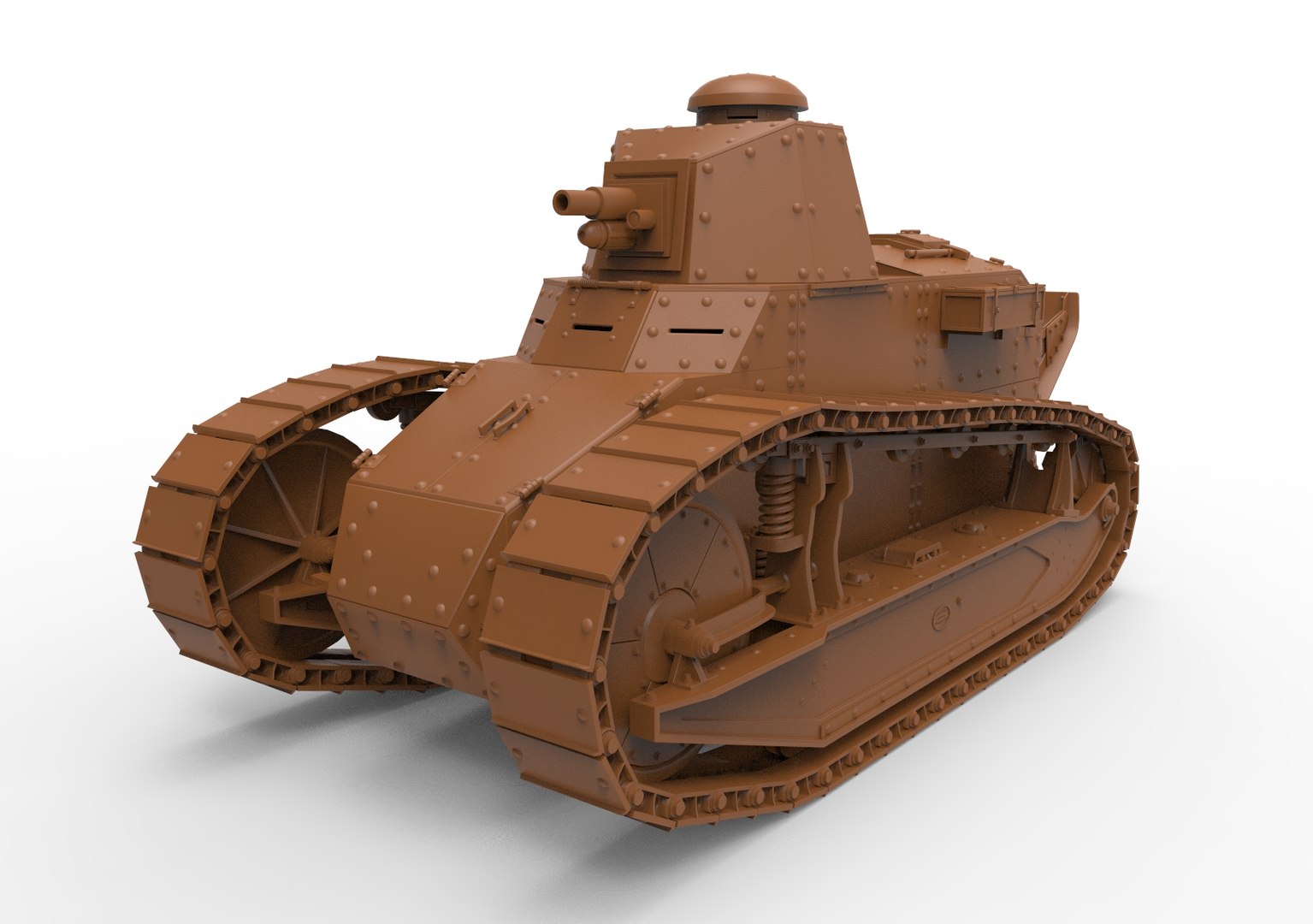 Tank Renault 3D Model - TurboSquid 1399313