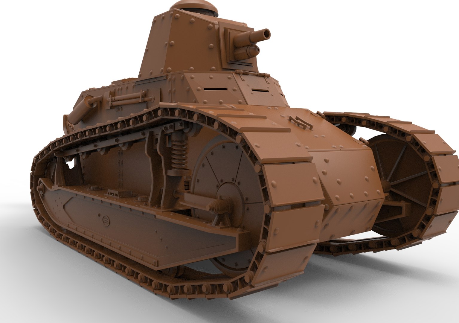 Tank Renault 3D Model - TurboSquid 1399313