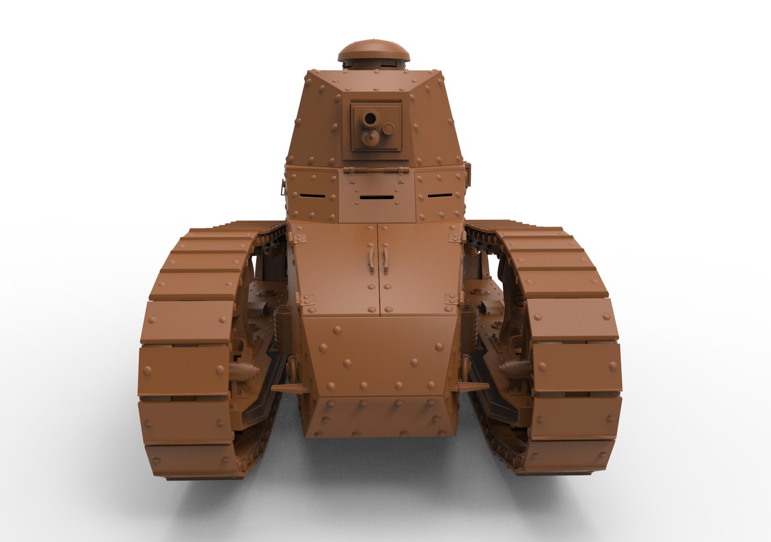 Tank Renault 3D Model - TurboSquid 1399313