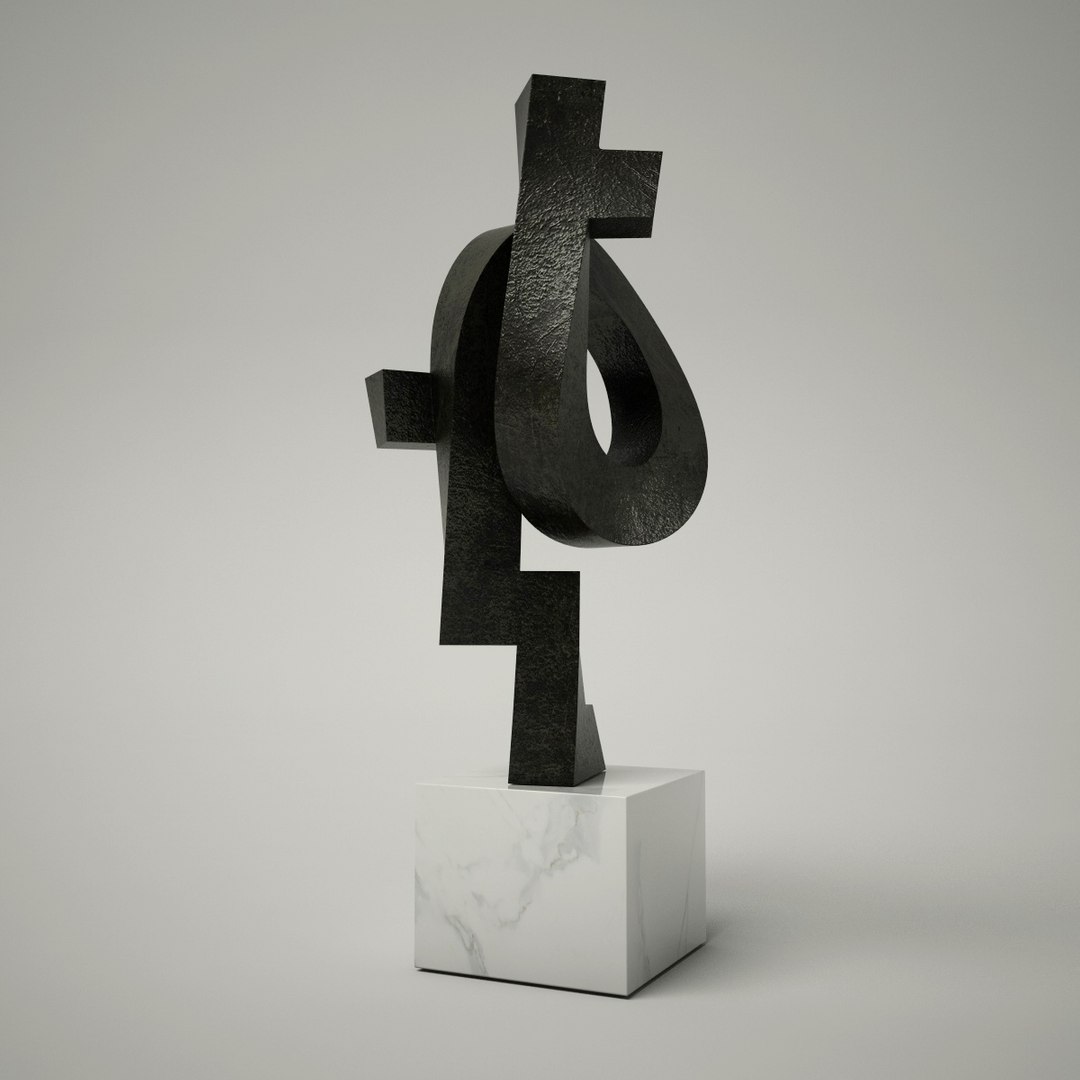 3d Forged Iron Sculpture