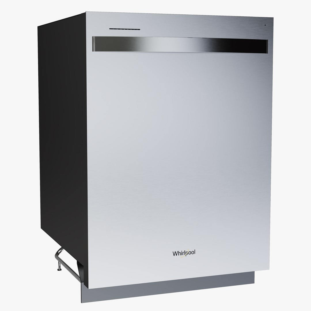Whirlpool Dishwasher Collection 3D Model - TurboSquid 2030956