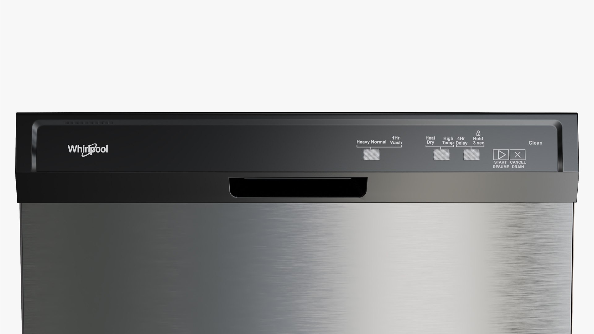 Whirlpool Dishwasher Collection 3D Model - TurboSquid 2030956