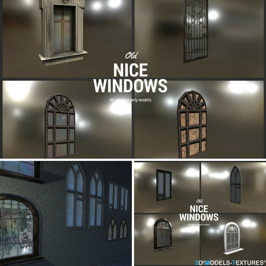 Old Windows 3D Model - TurboSquid 1213374
