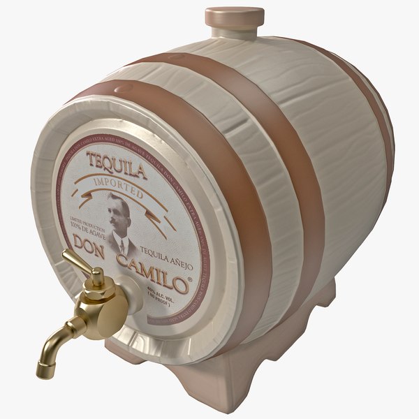 modelo 3d Tequila barril - TurboSquid 838483