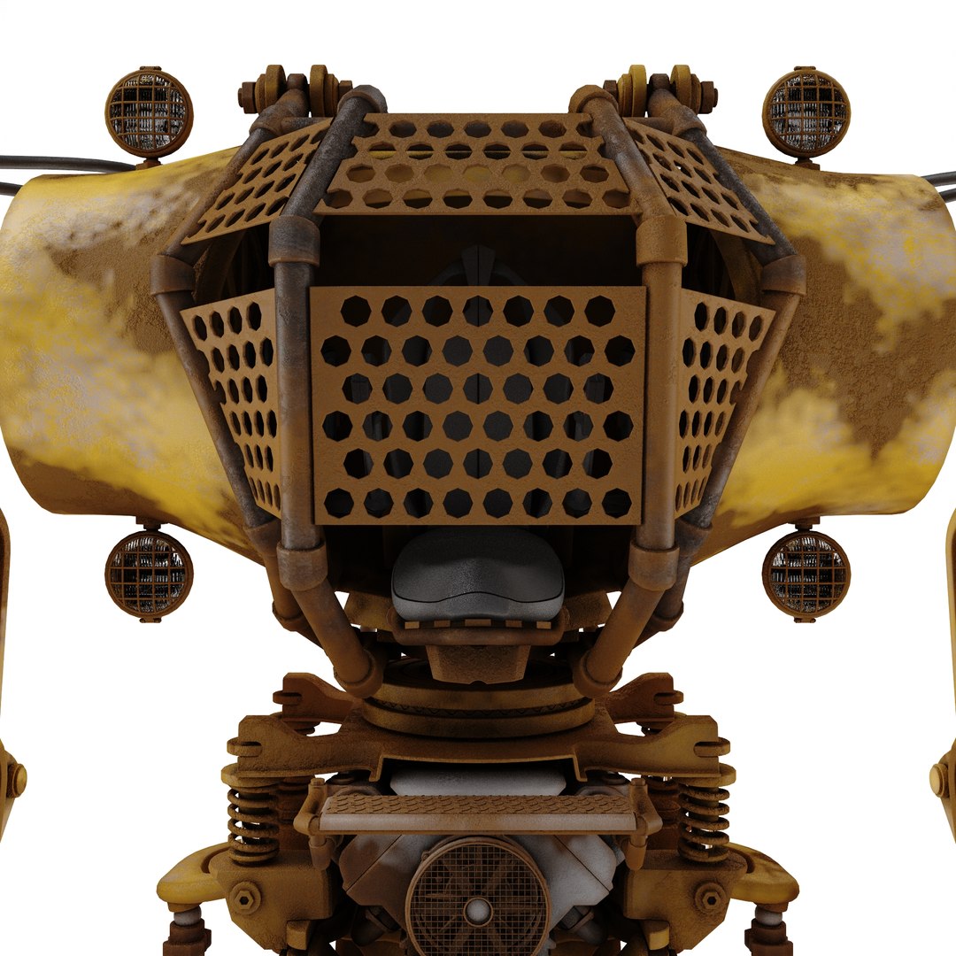 3D Robot Excavator Dirty model - TurboSquid 2169833