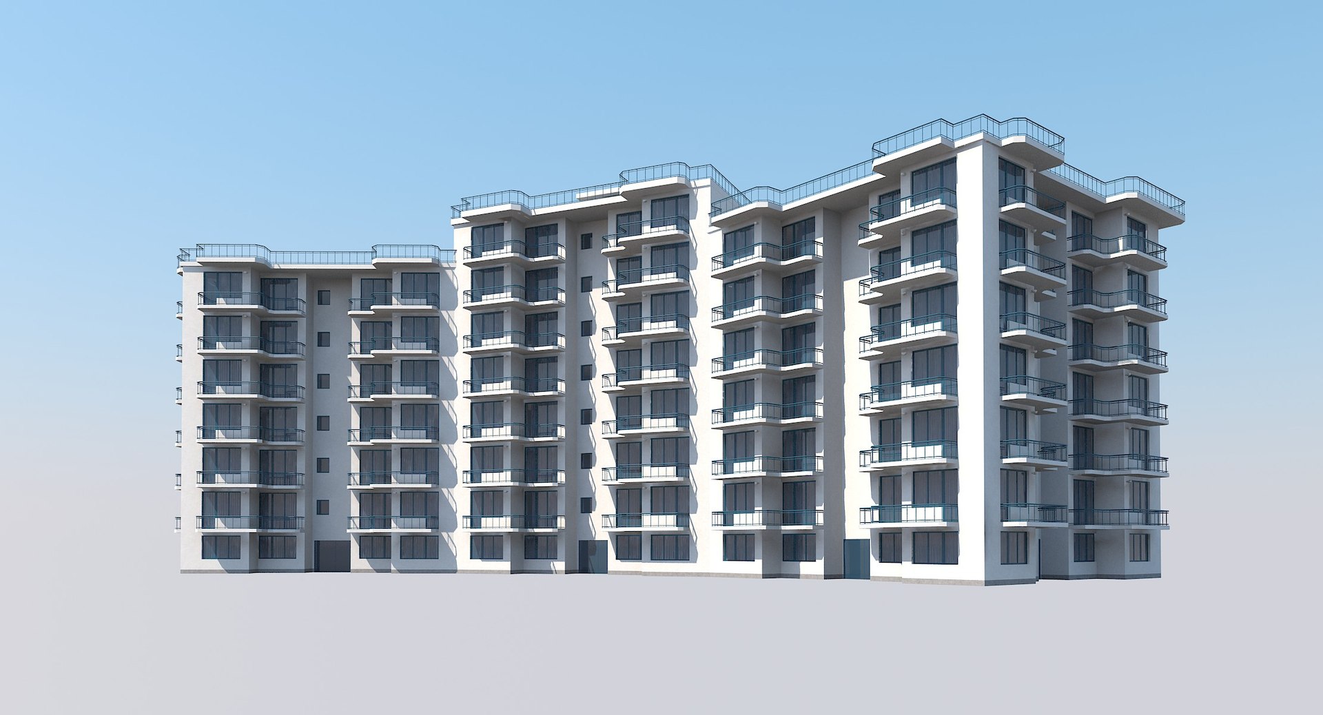 Beach Hotel 3D Model - TurboSquid 1430935
