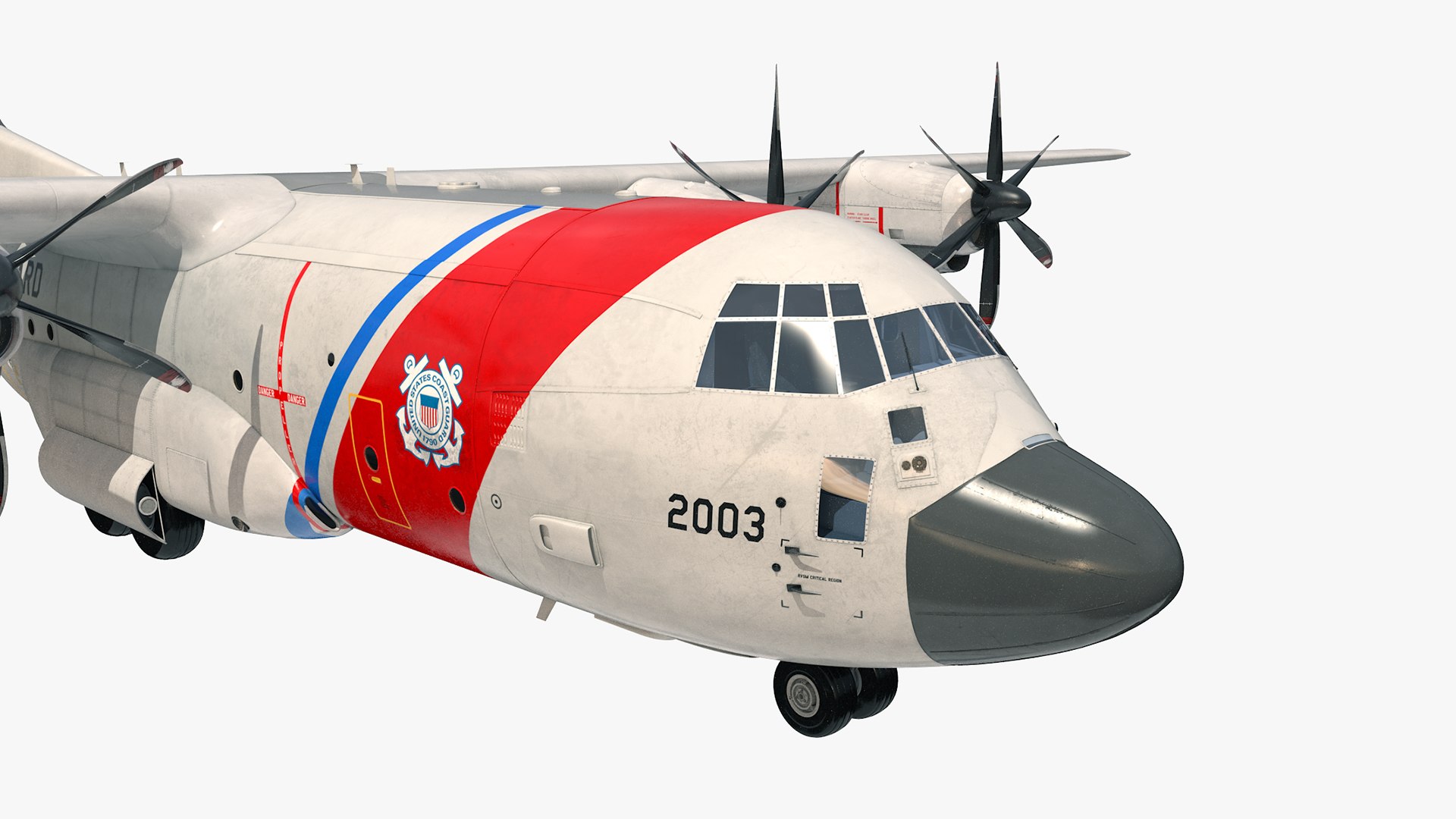 3D HC-130J Model - TurboSquid 2048624