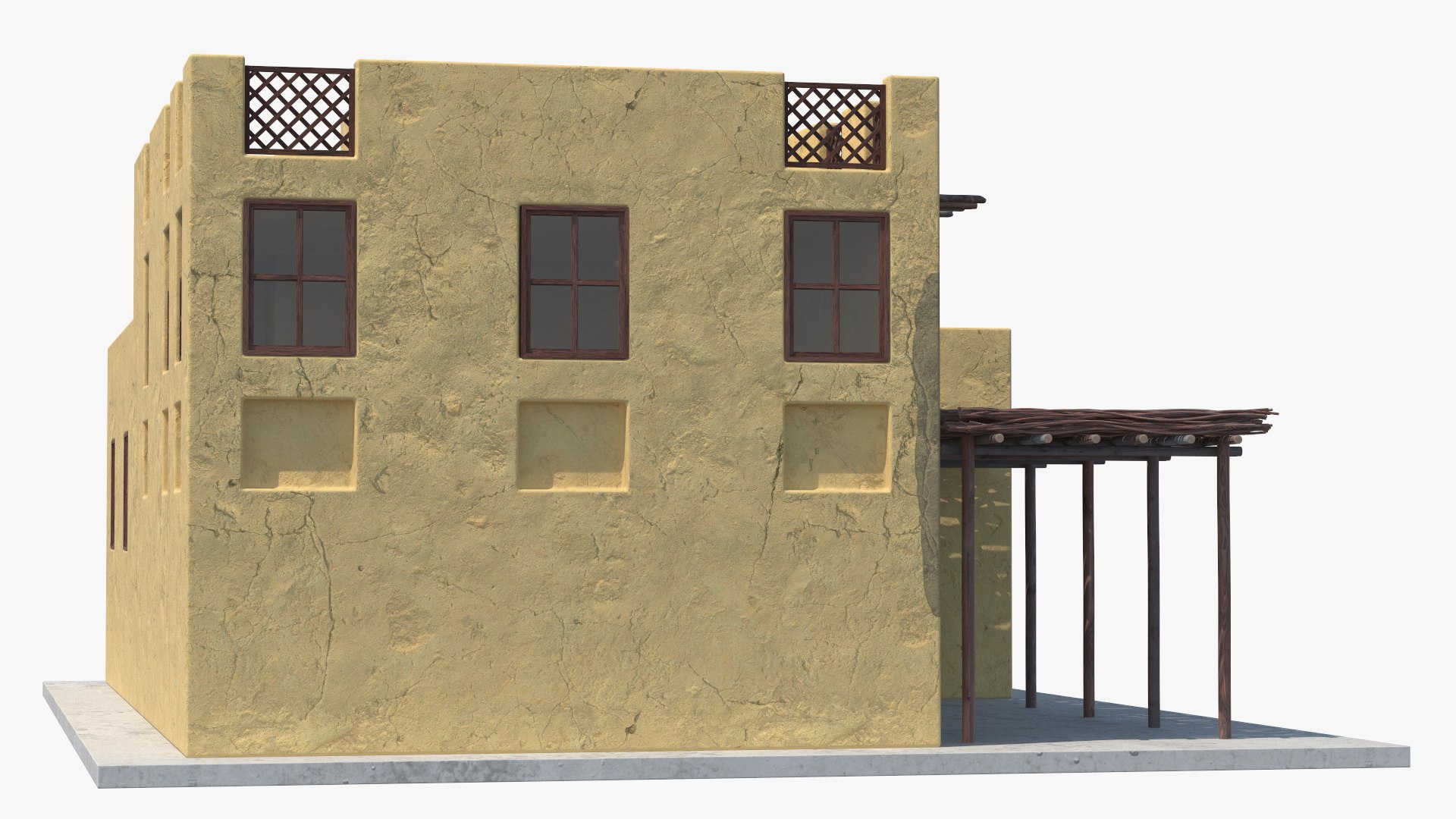 3D Middle Eastern Traditional House - TurboSquid 2277750