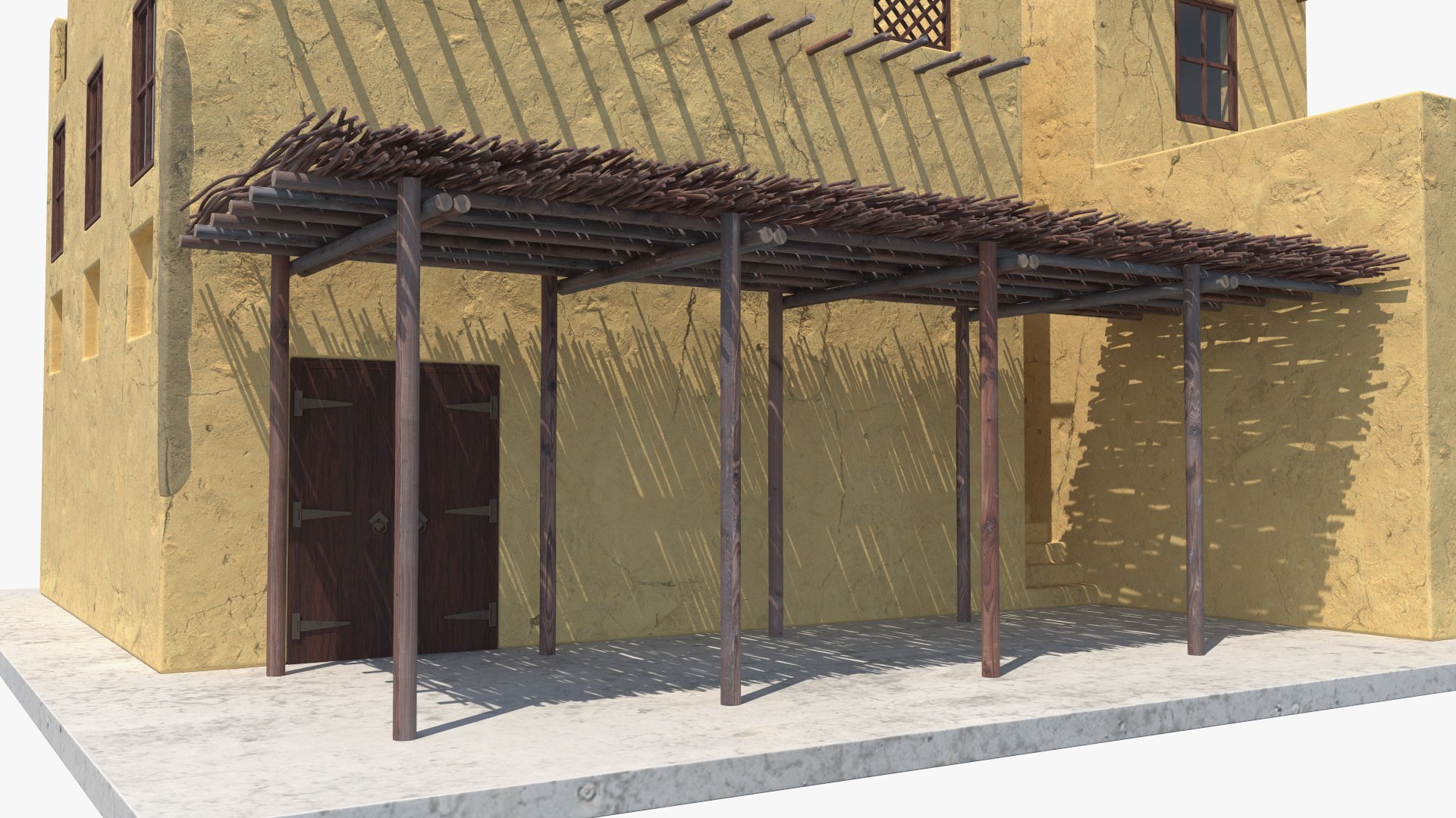 3D Middle Eastern Traditional House - TurboSquid 2277750