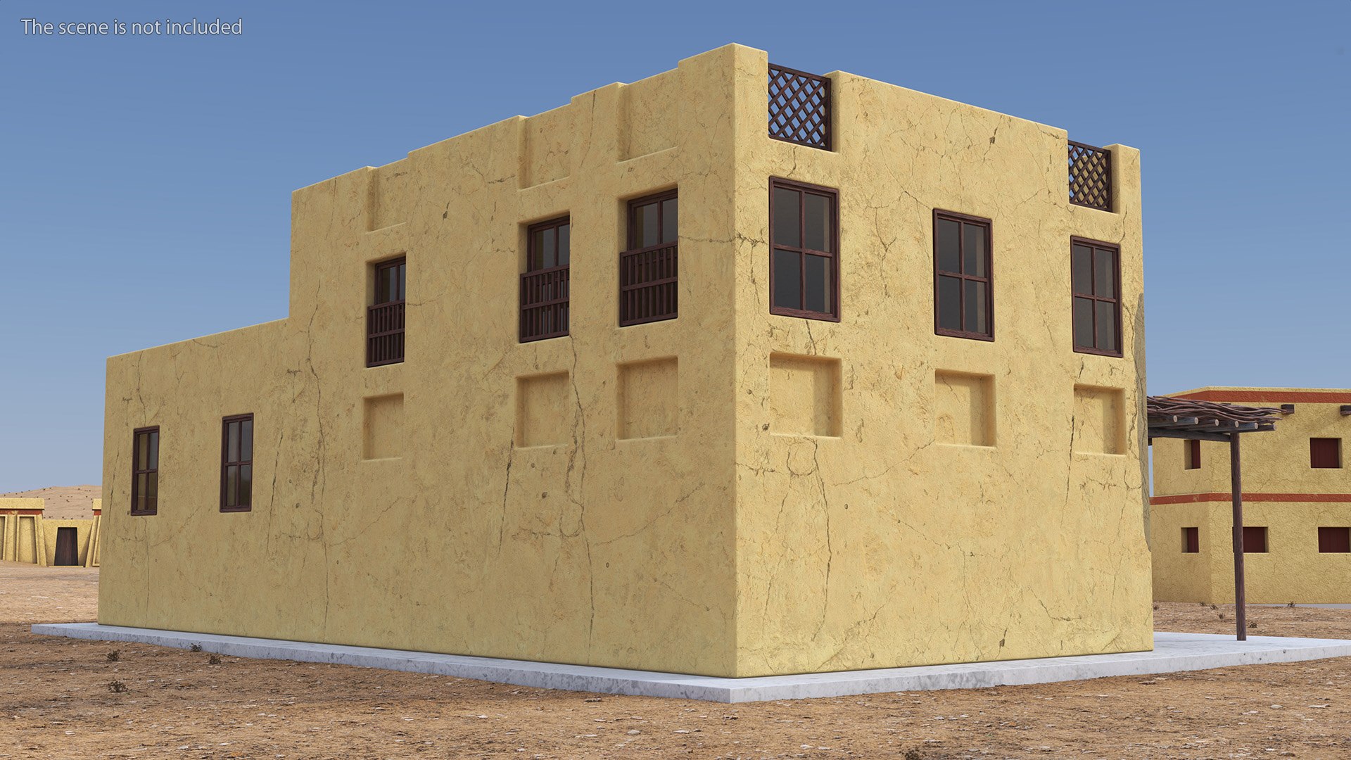 3D Middle Eastern Traditional House - TurboSquid 2277750
