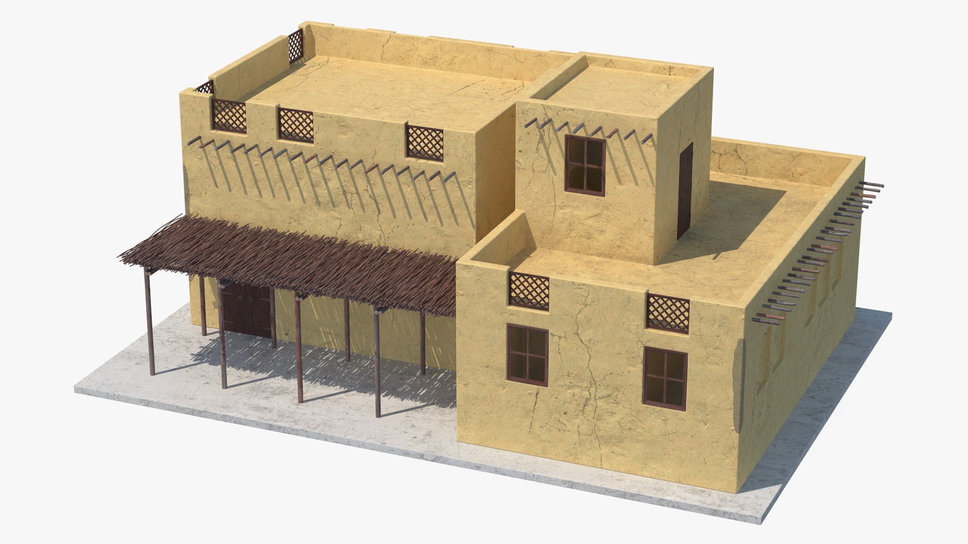 3D Middle Eastern Traditional House - TurboSquid 2277750