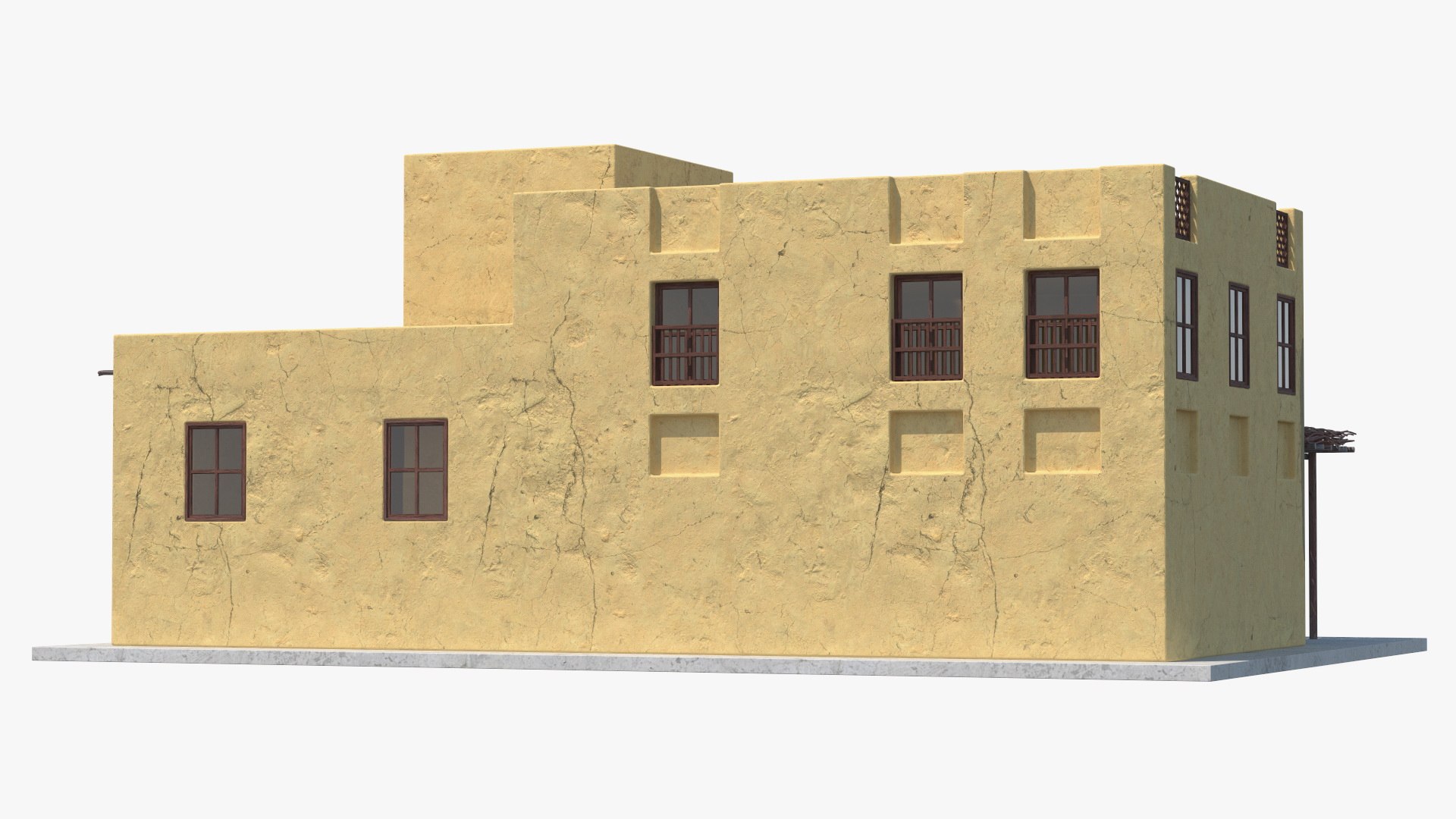 3D Middle Eastern Traditional House - TurboSquid 2277750
