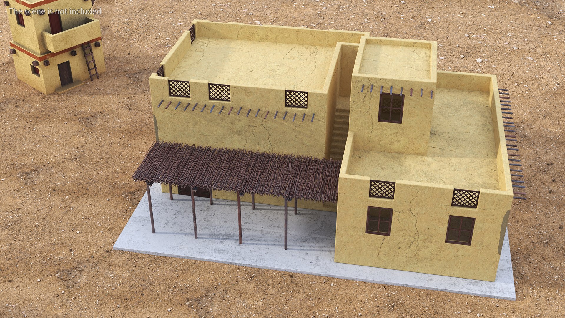 3D Middle Eastern Traditional House - TurboSquid 2277750