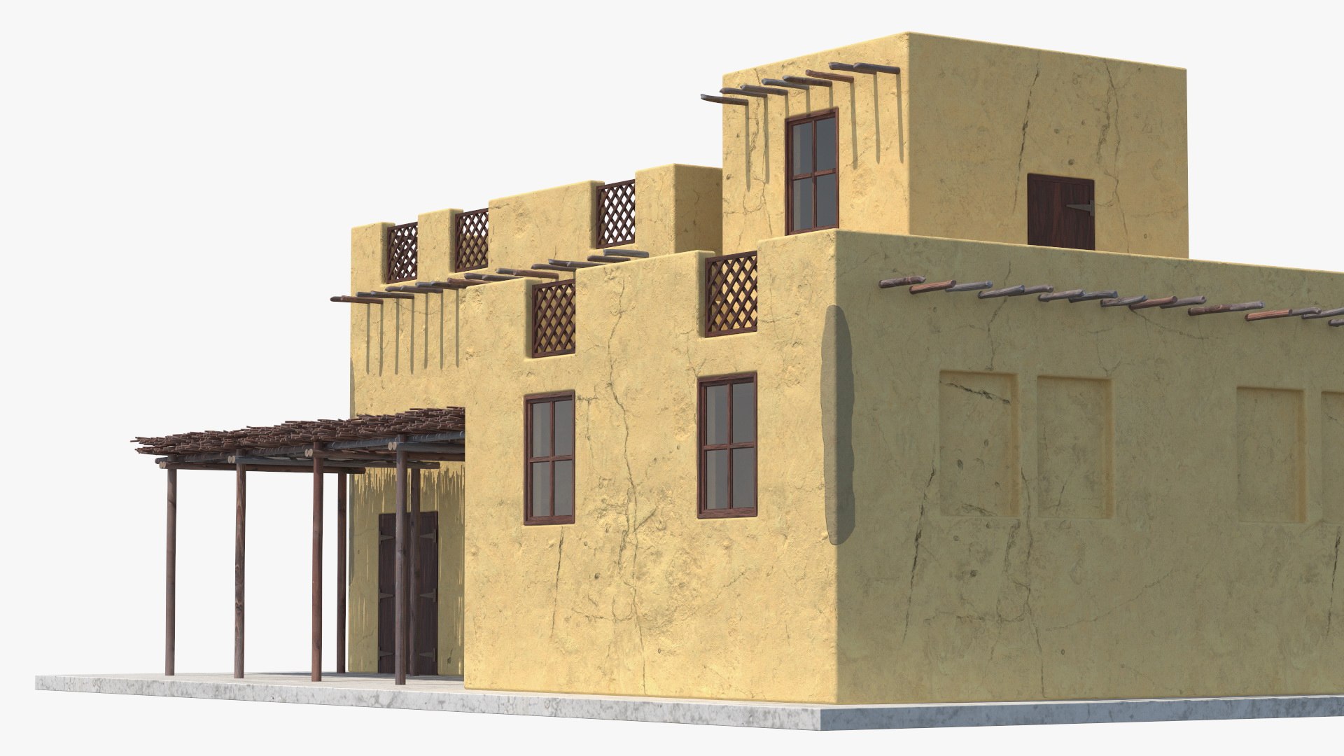 3D Middle Eastern Traditional House - TurboSquid 2277750