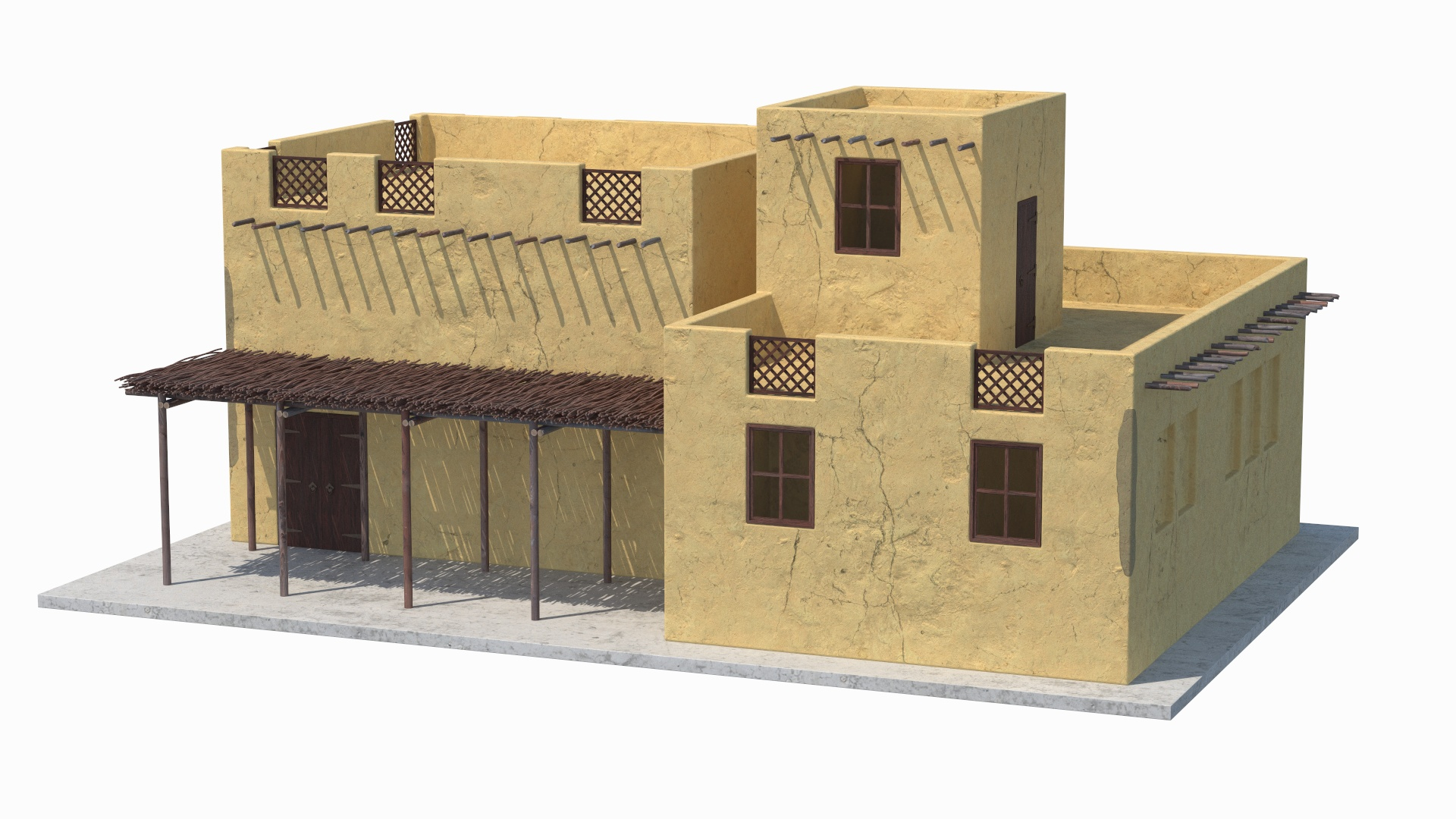 3D Middle Eastern Traditional House - TurboSquid 2277750