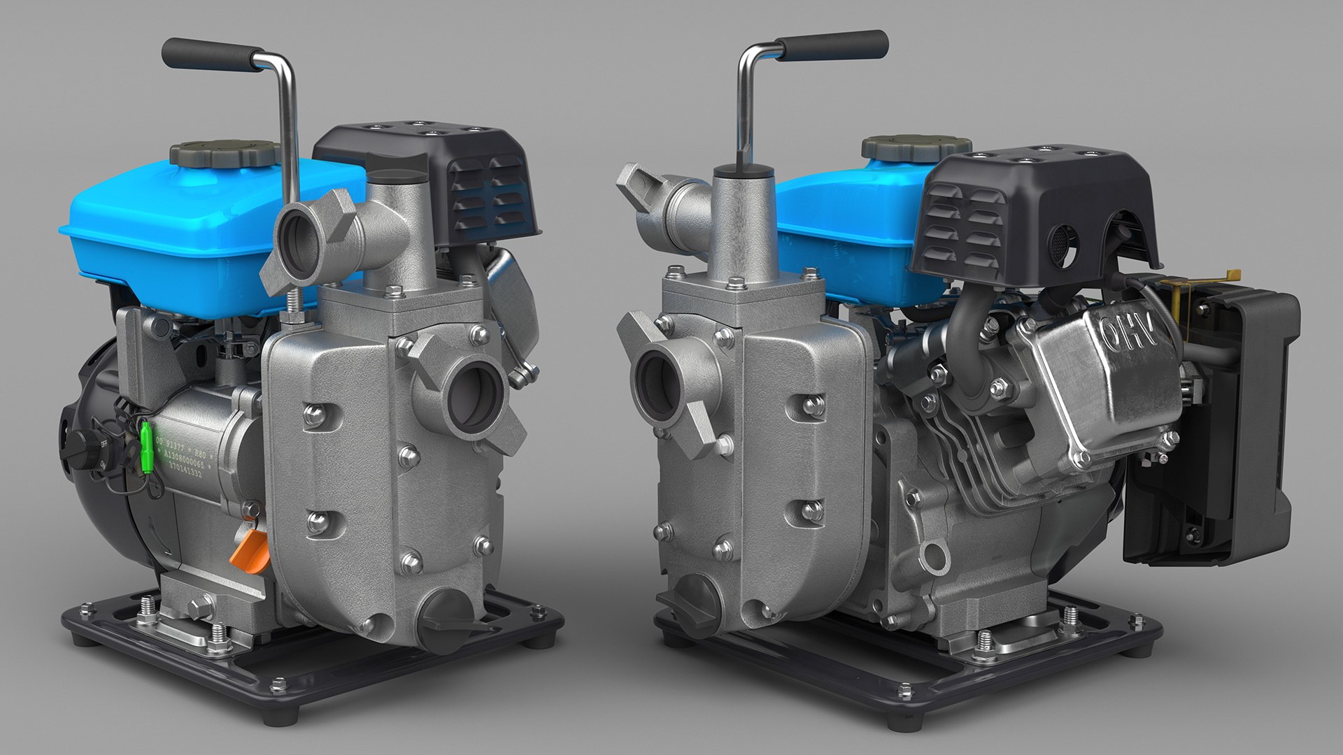 3D Gasoline Water Pump Biltema Model - TurboSquid 2007463
