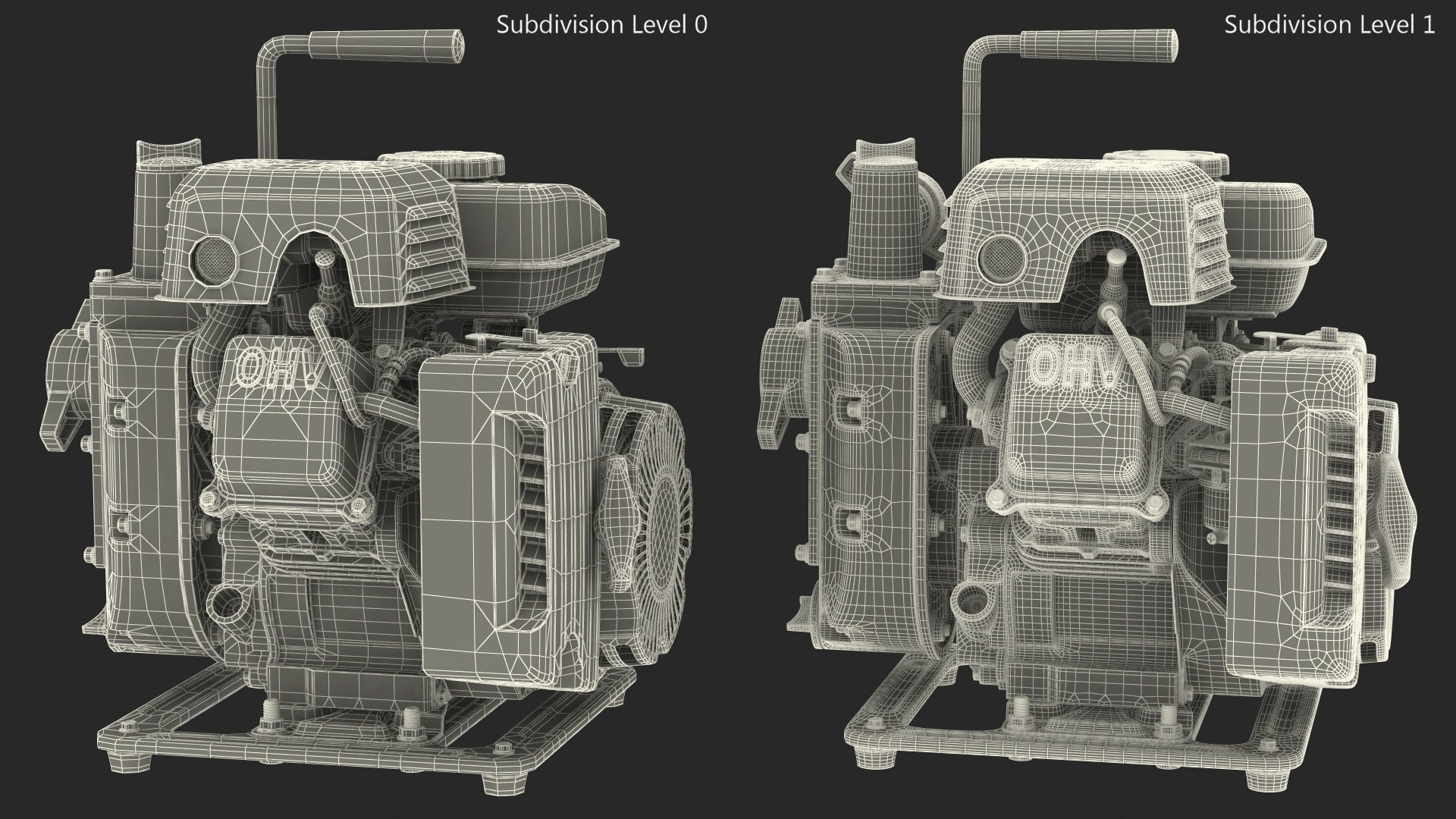 3D Gasoline Water Pump Biltema Model - TurboSquid 2007463