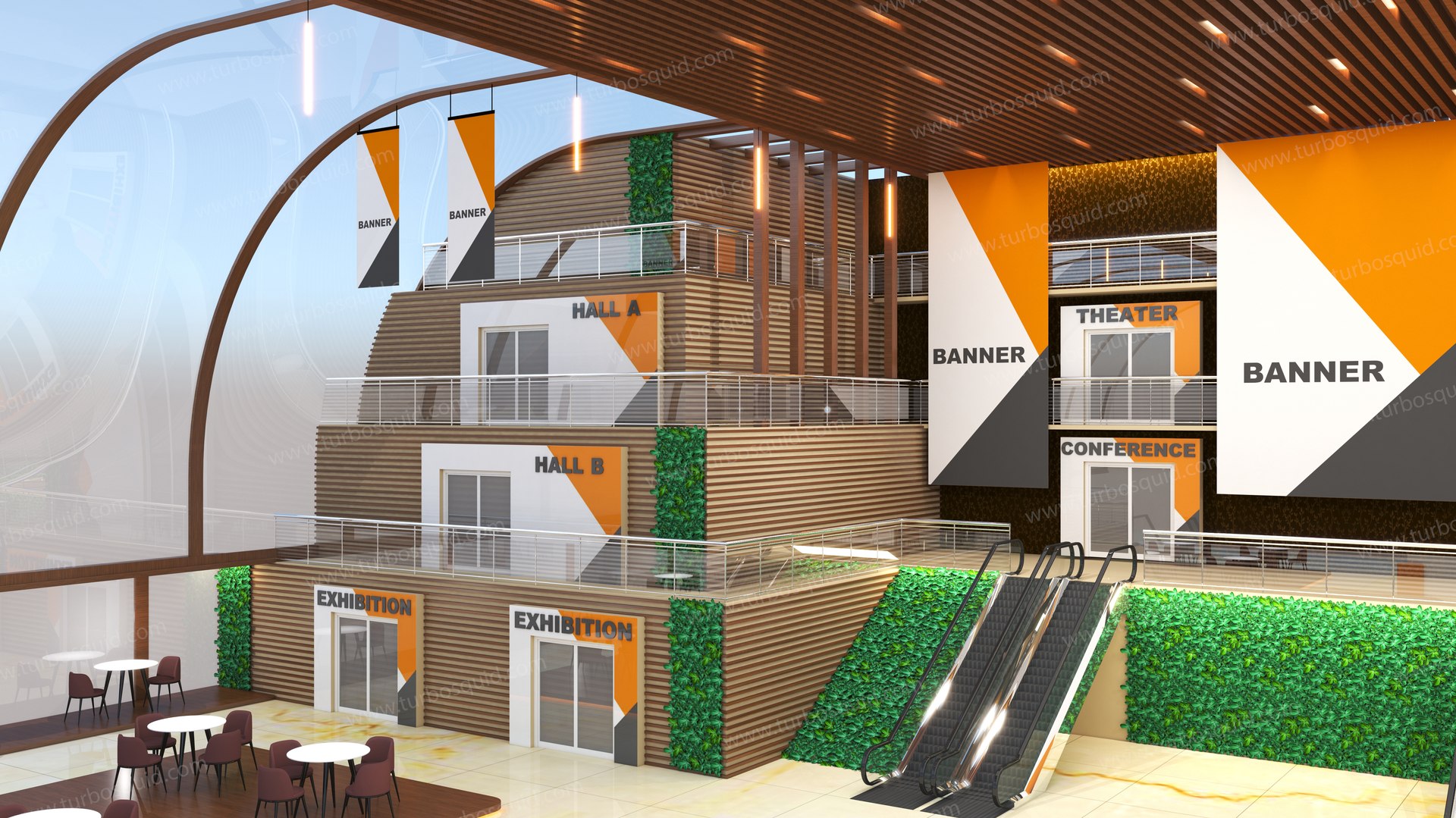 3D Model Virtual Lobby - TurboSquid 1851101