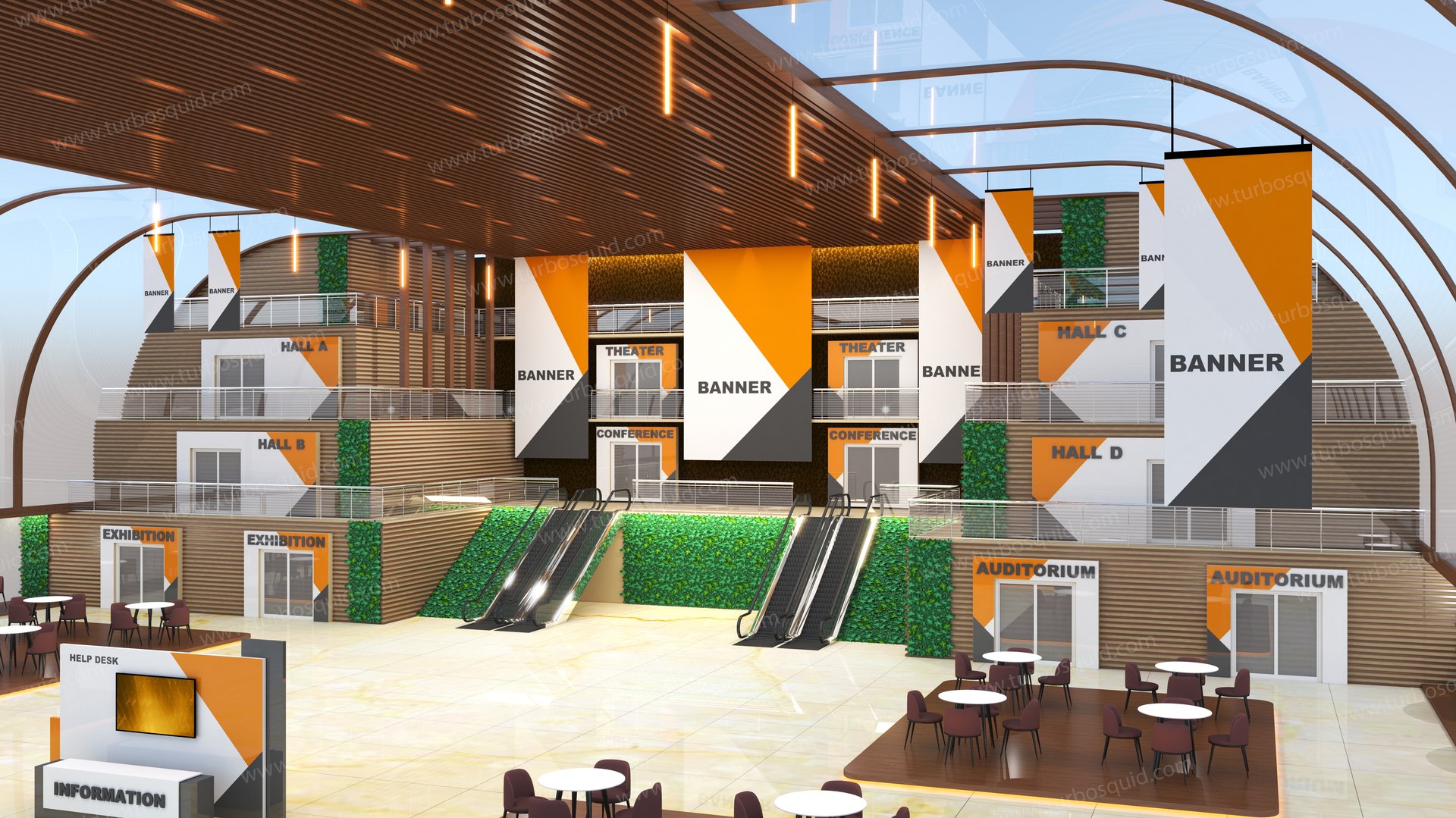 3D Model Virtual Lobby - TurboSquid 1851101