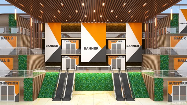 3D model Virtual lobby - TurboSquid 1851101