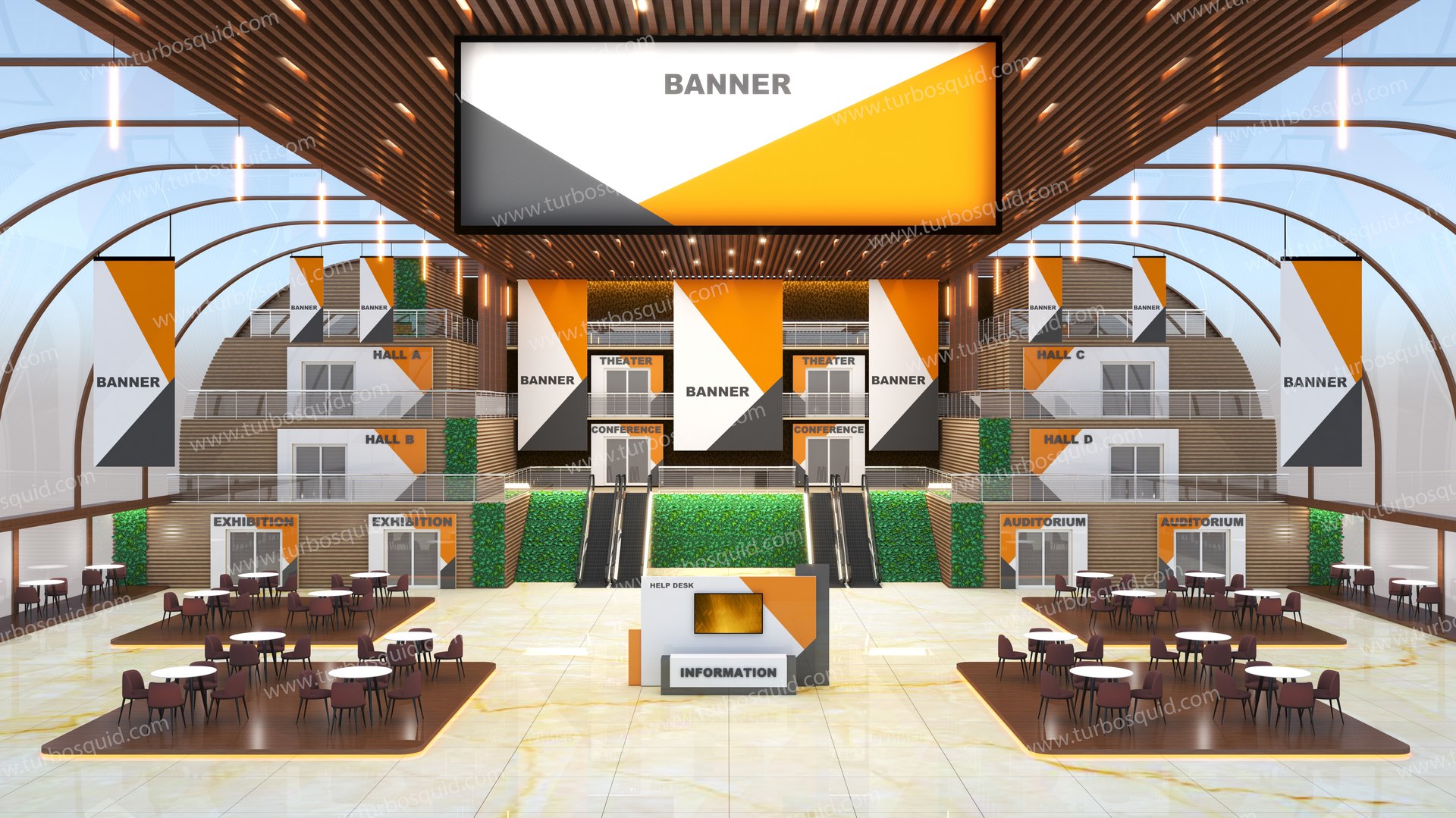 3D Model Virtual Lobby - TurboSquid 1851101