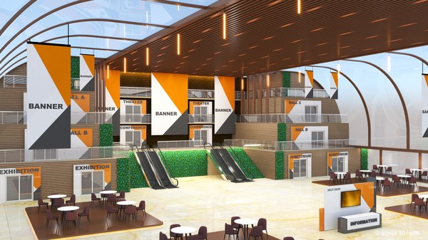 3D model Virtual lobby - TurboSquid 1851101