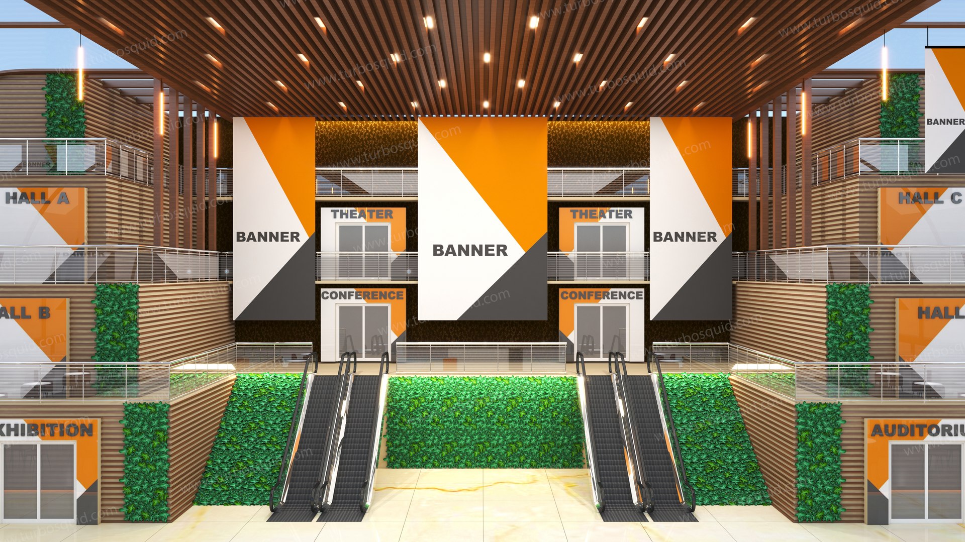 3D Model Virtual Lobby - TurboSquid 1851101