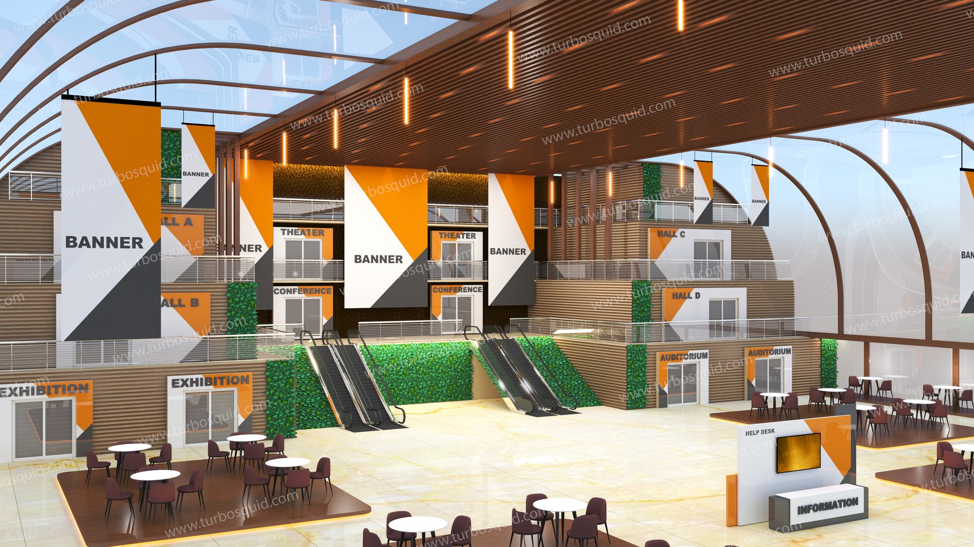 3D Model Virtual Lobby - TurboSquid 1851101