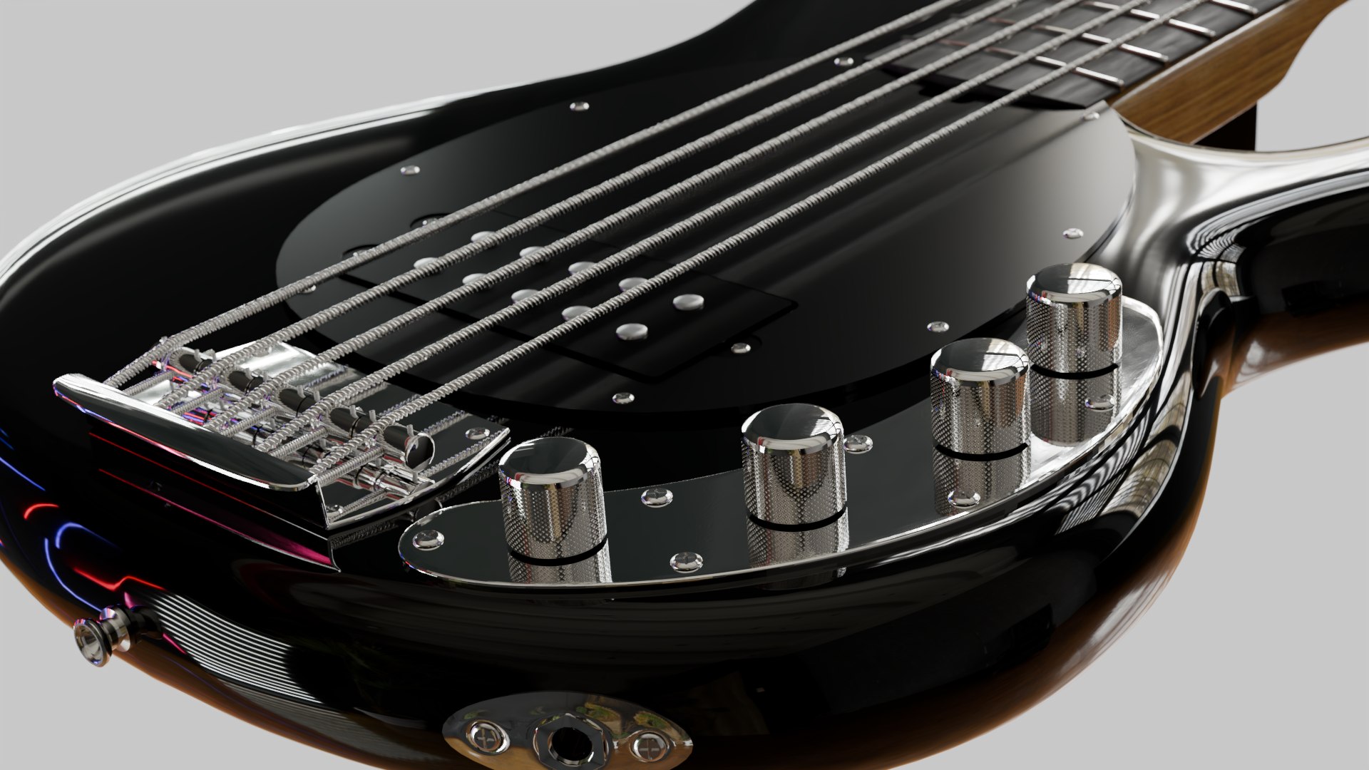 3D 5 String Tagima Music Man Style Bass Guitar - Ultra-Realistic High ...