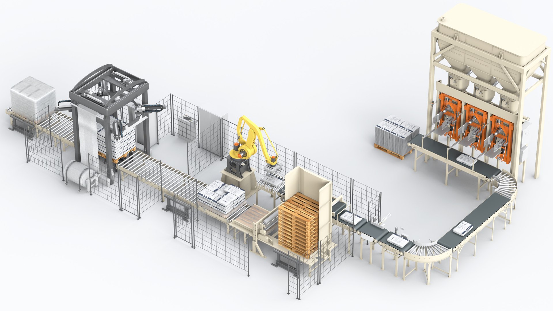 3D Packing Line - TurboSquid 1773766