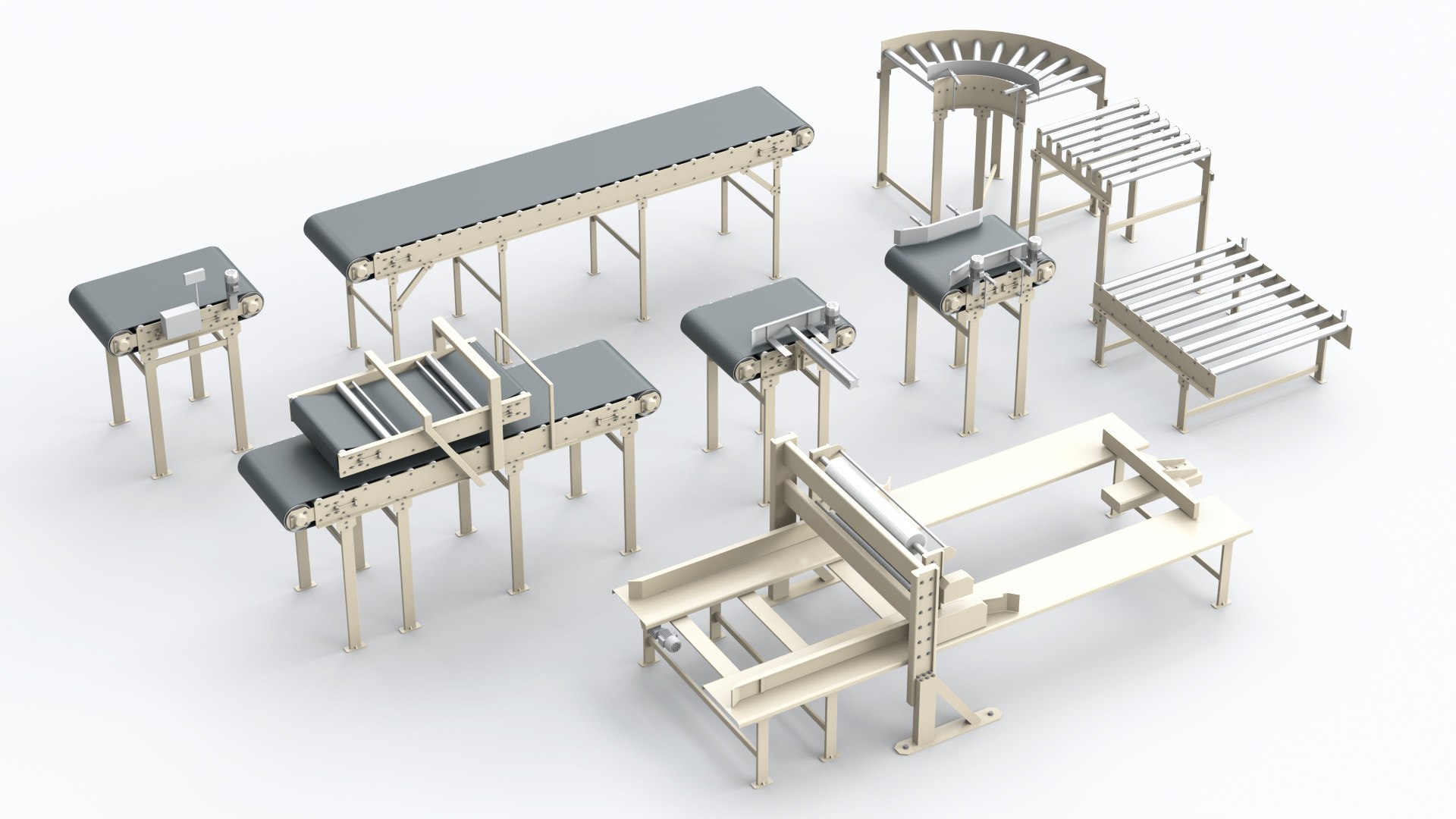 3D Packing Line - TurboSquid 1773766