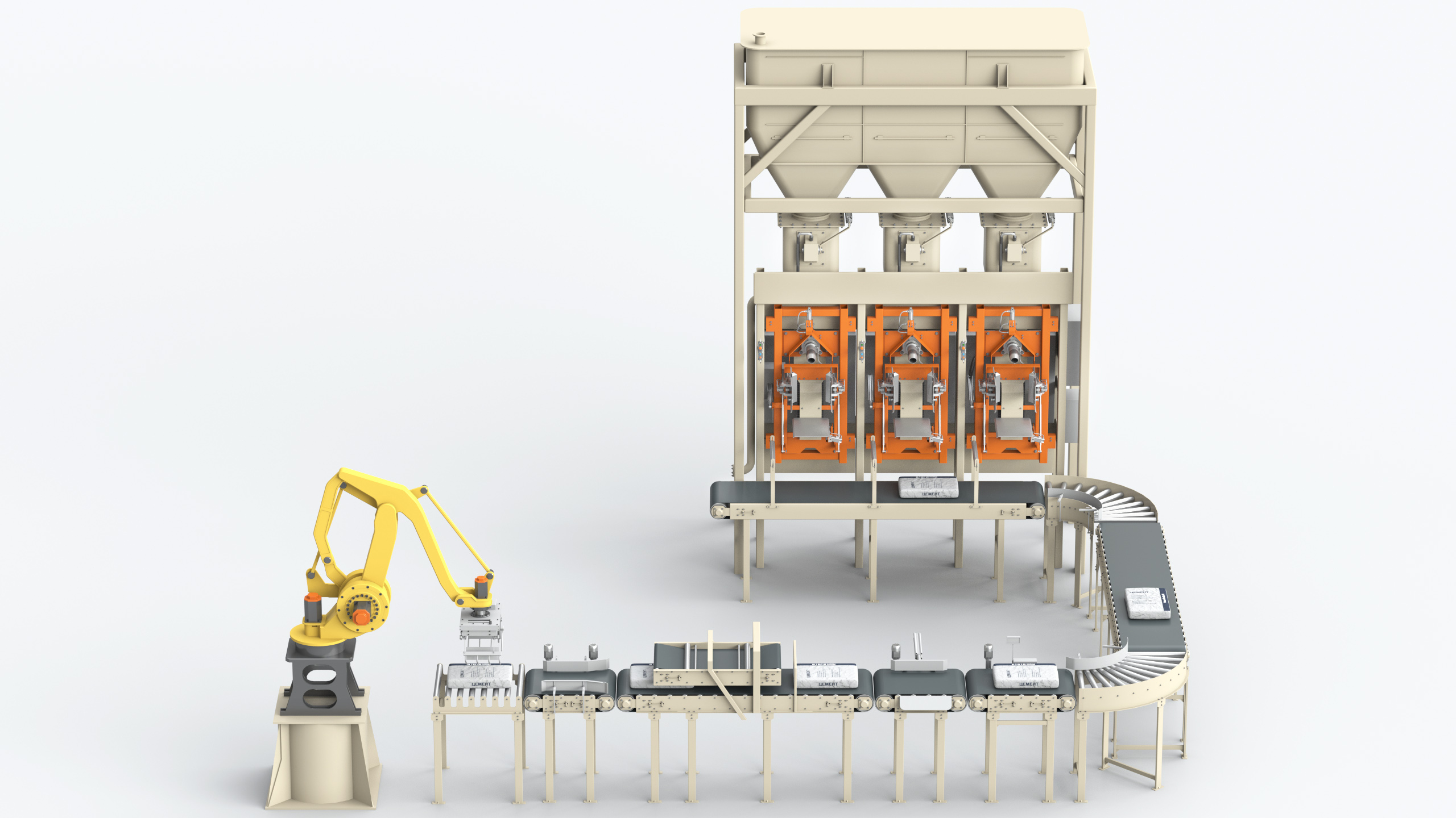 3D Packing Line - TurboSquid 1773766
