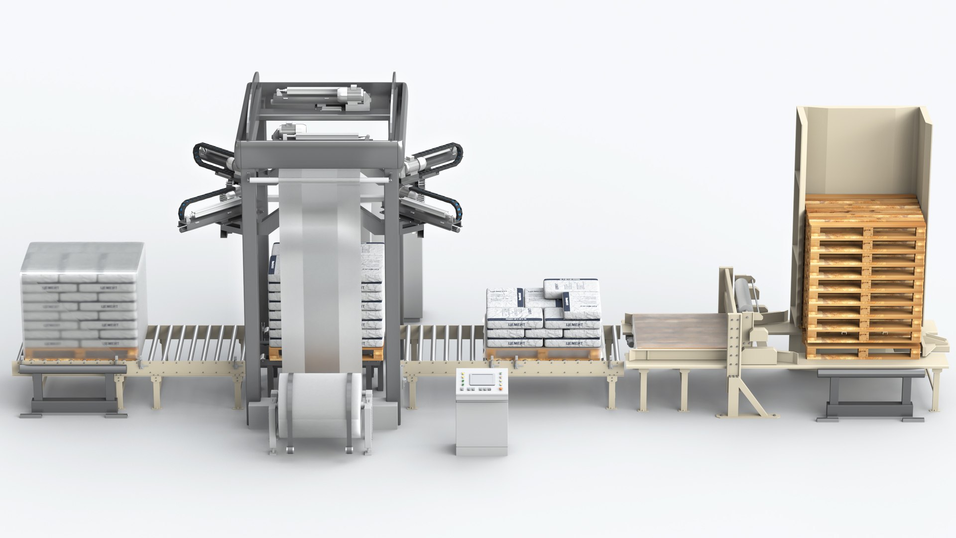 3D Packing Line - TurboSquid 1773766