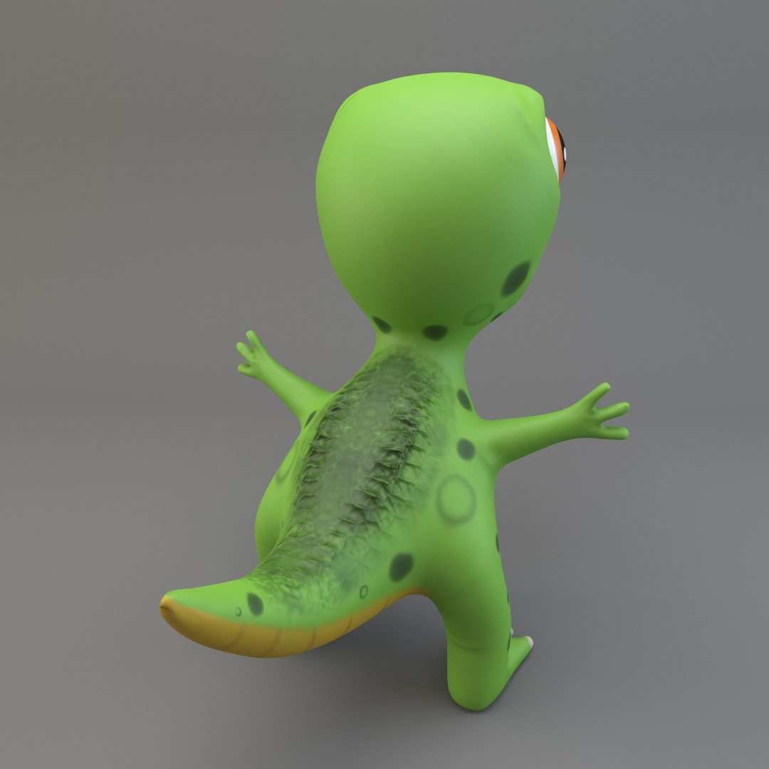 Dinosaur Cartoon 3D Model - TurboSquid 1215188
