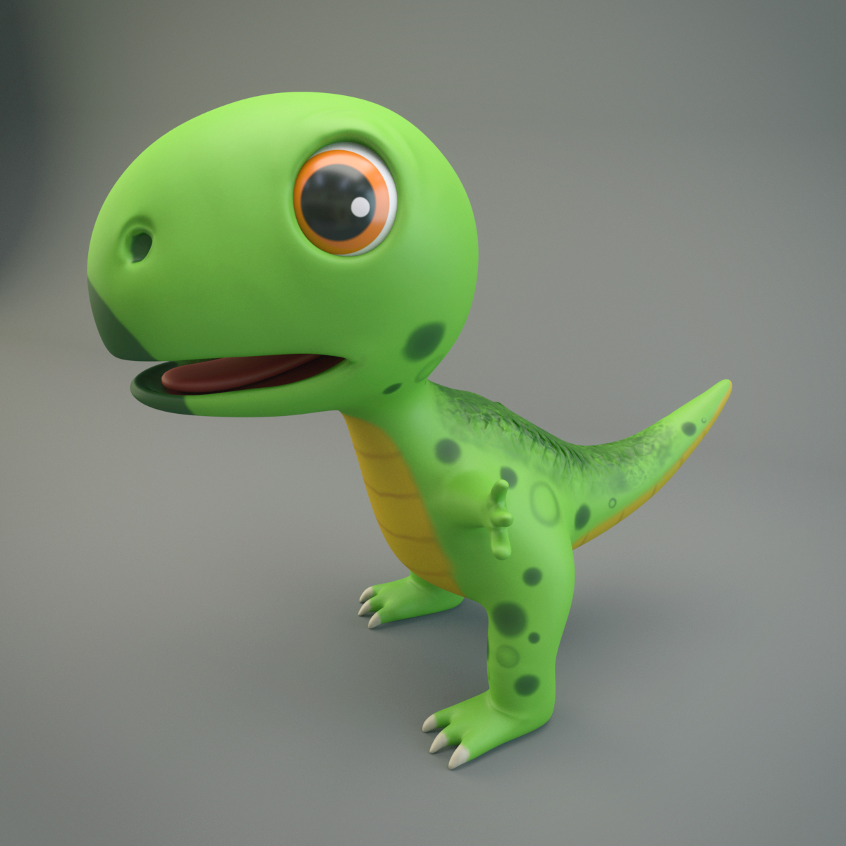 Dinosaur cartoon 3D model - TurboSquid 1215188